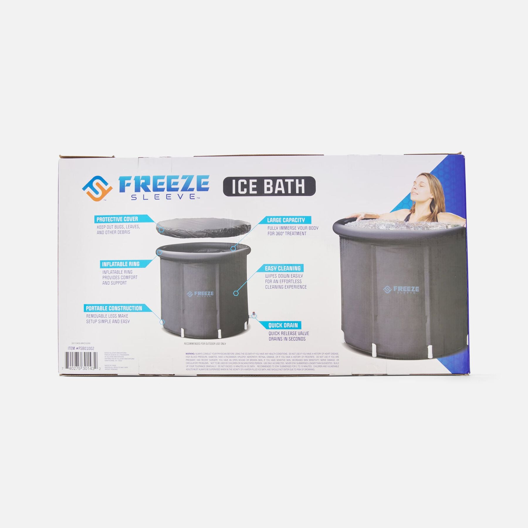 FSA Eligible Freeze Sleeve Cold Therapy Ice Bath | FSA Store