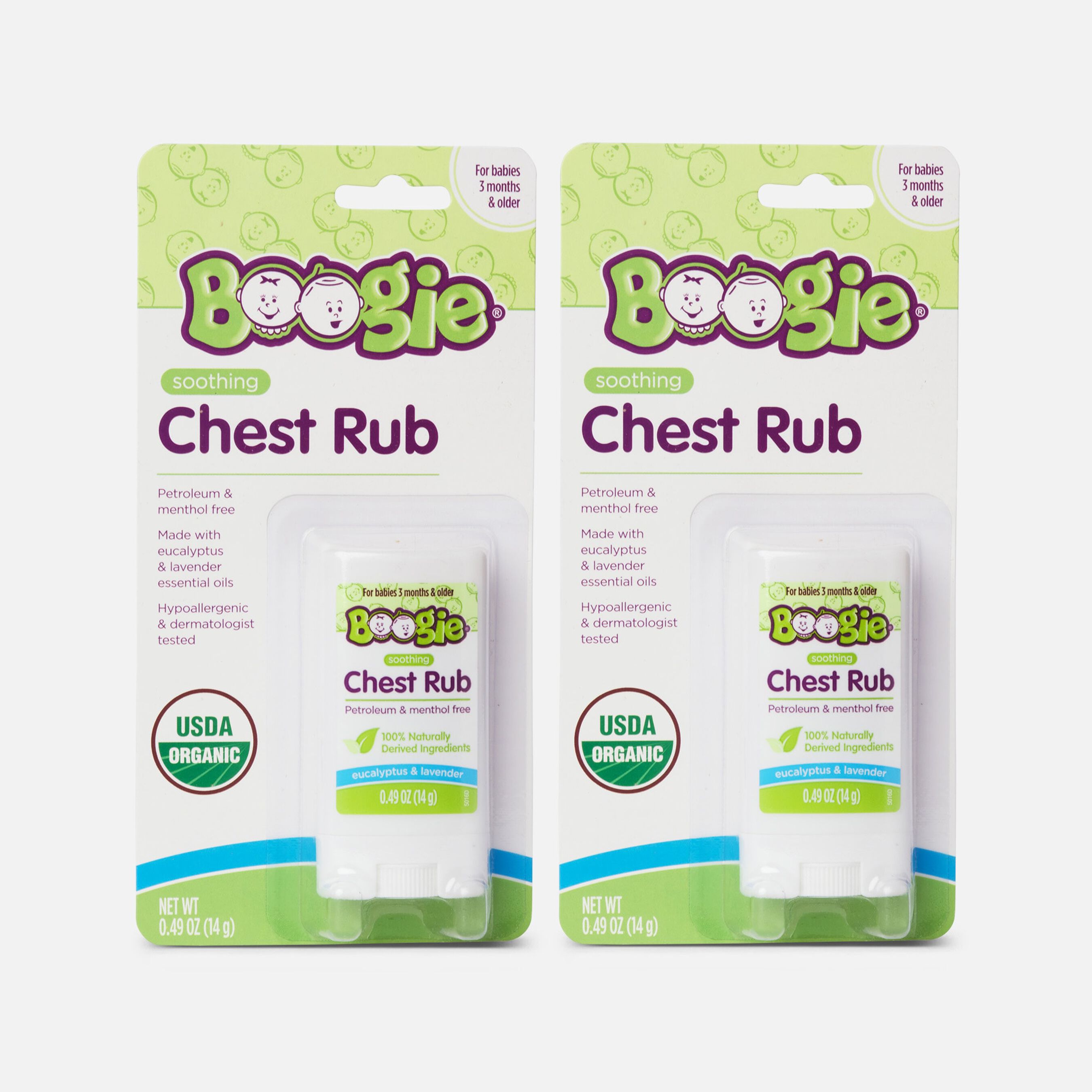 FSA Eligible Boogie Vapor Chest Rub Stick, .49 oz. (2-Pack) | FSA Store