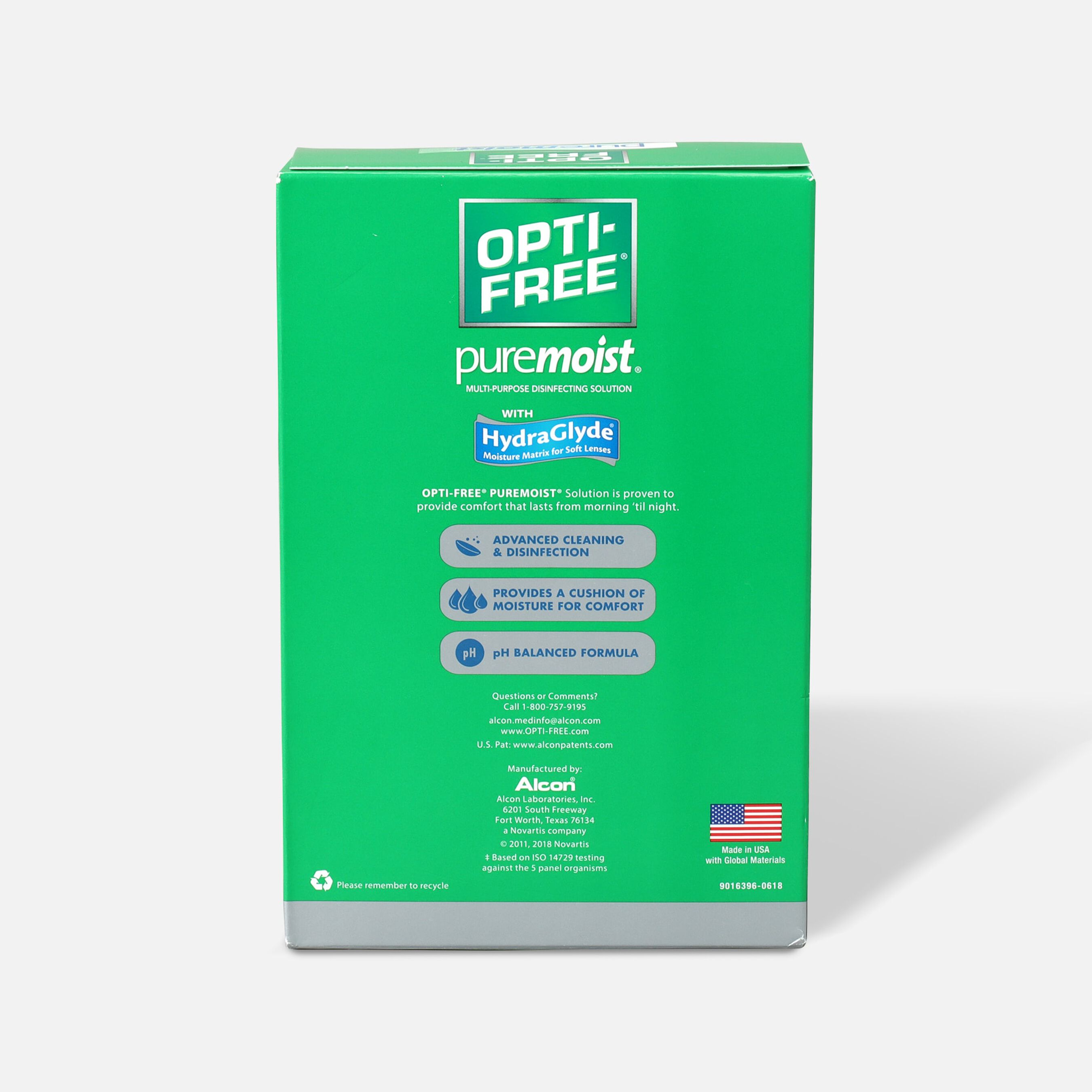 FSA Eligible Opti-Free PureMoist Disinfecting Solution 10 fl oz. (2 ...