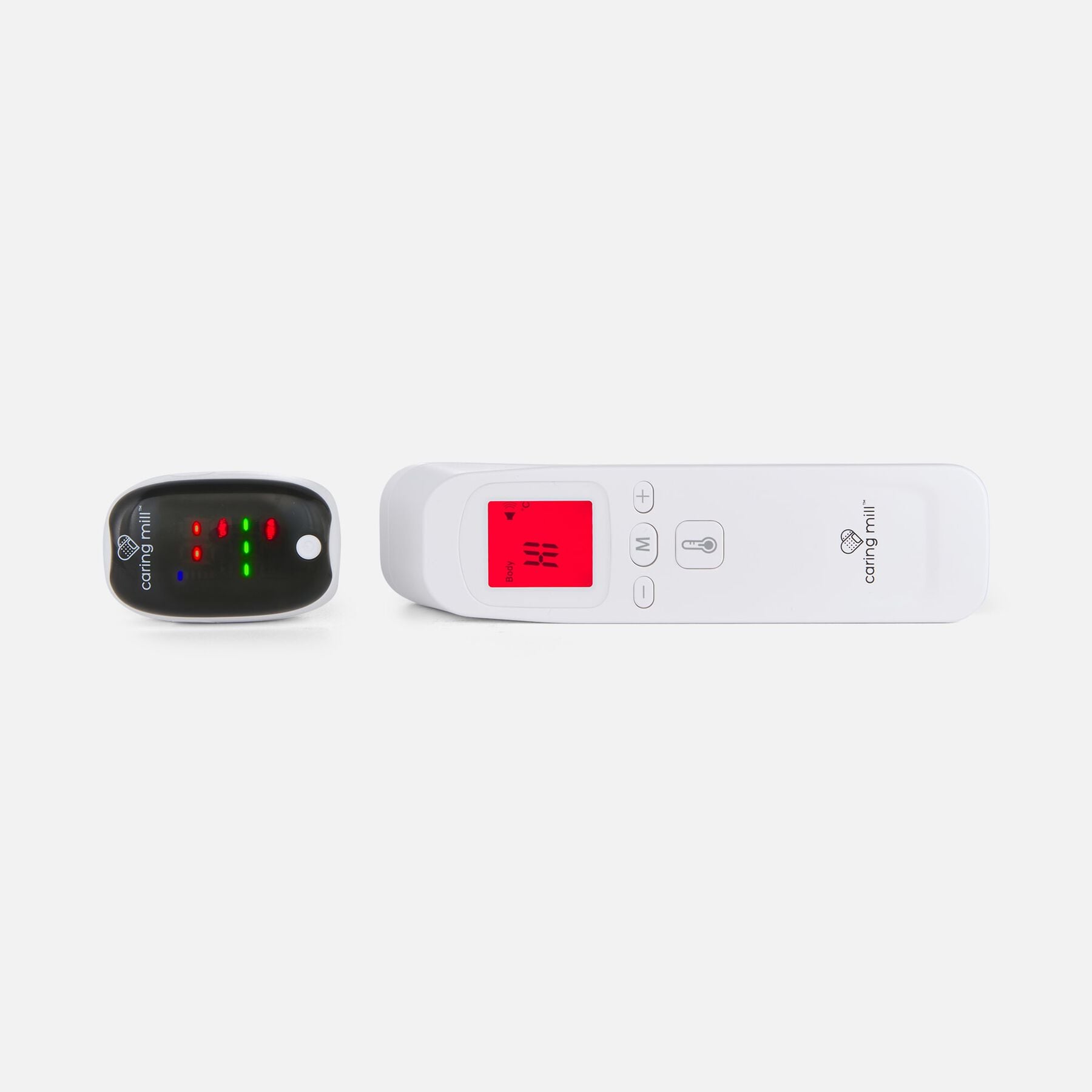 FSA Eligible Caring Mill™ Thermometer & Pulse Oximeter, Dual Pack | FSA ...