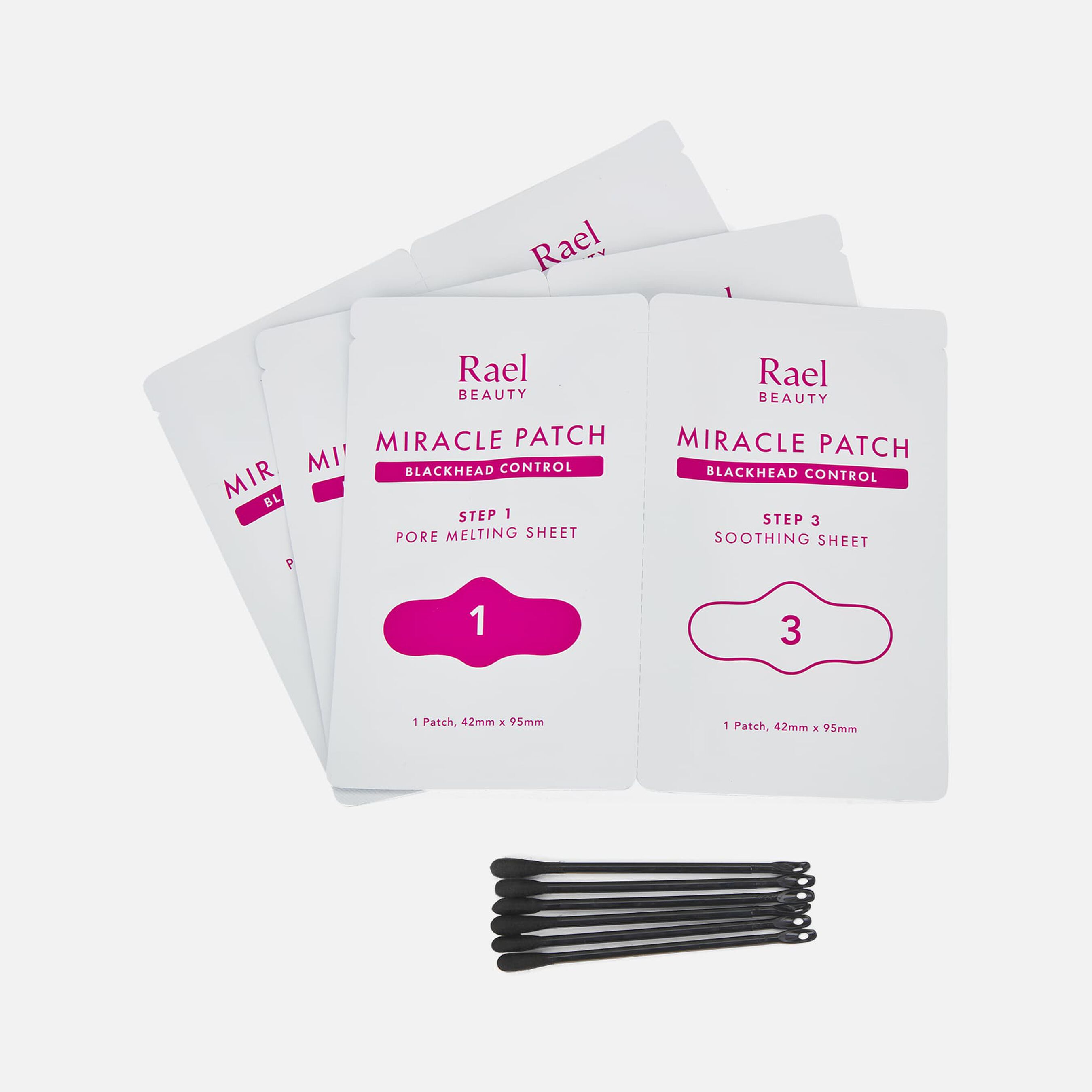 FSA Eligible Rael Beauty Miracle Patch Blackhead Control 3-Step Pore ...