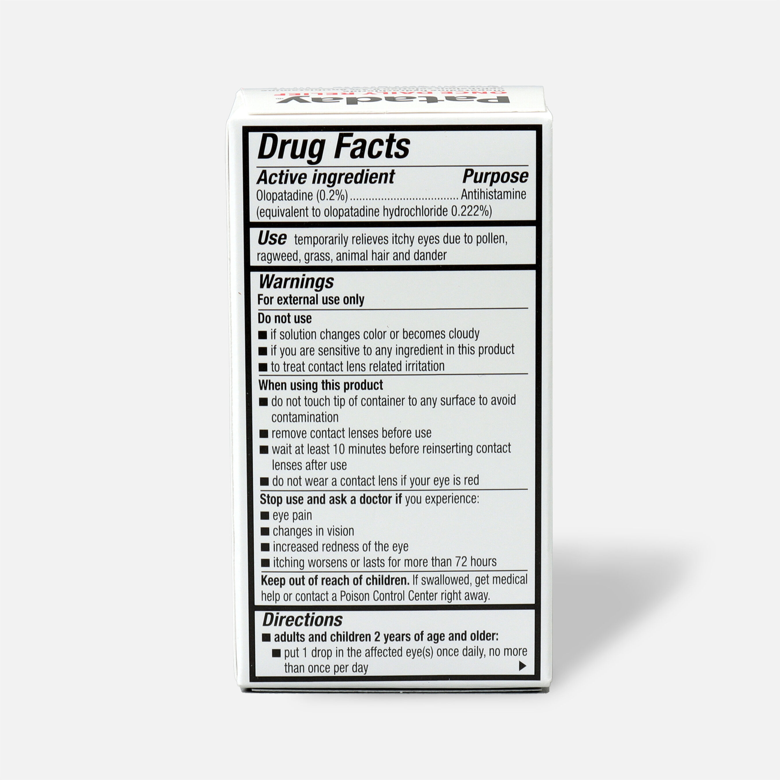 Pataday Once Daily Relief, 2.5 mL