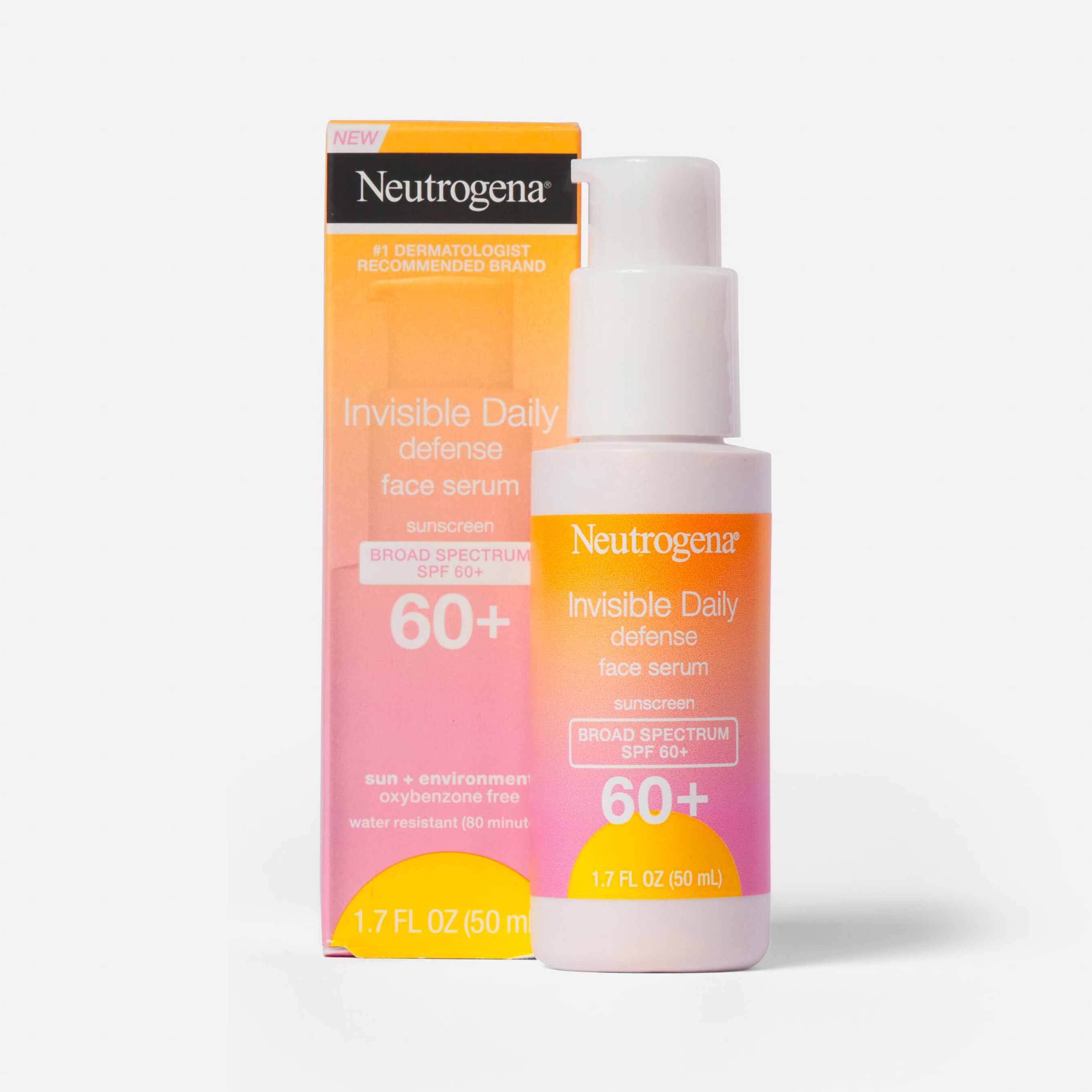 Neutrogena Defense Face Serum, SPF 60+, 1.7 oz.