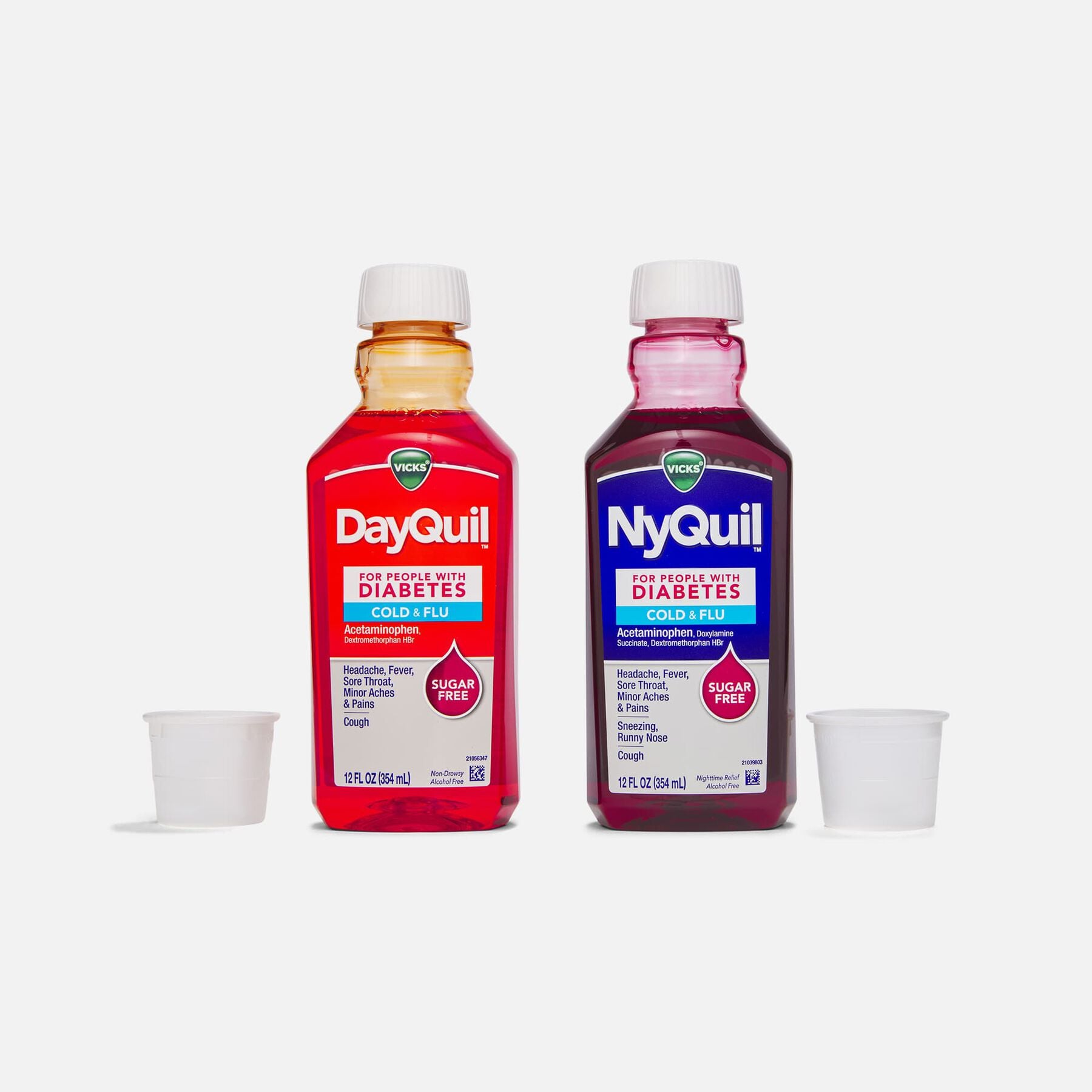 FSA Eligible Vicks DayQuil & NyQuil Diabetes Sugar-Free Cold & Flu ...