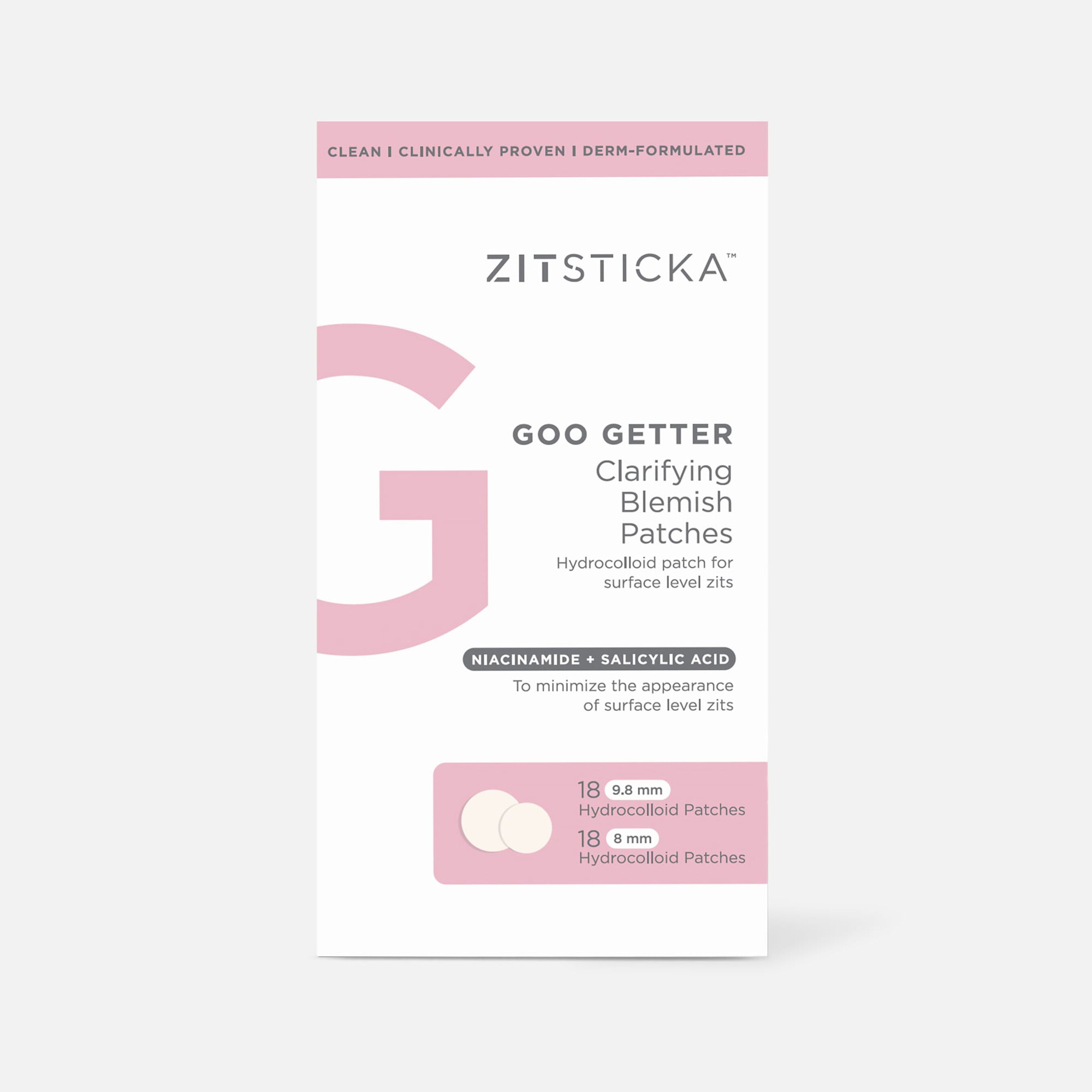 FSA Eligible ZitSticka GOO GETTER Hydrocolloid Pimple Patches, 36 ct ...