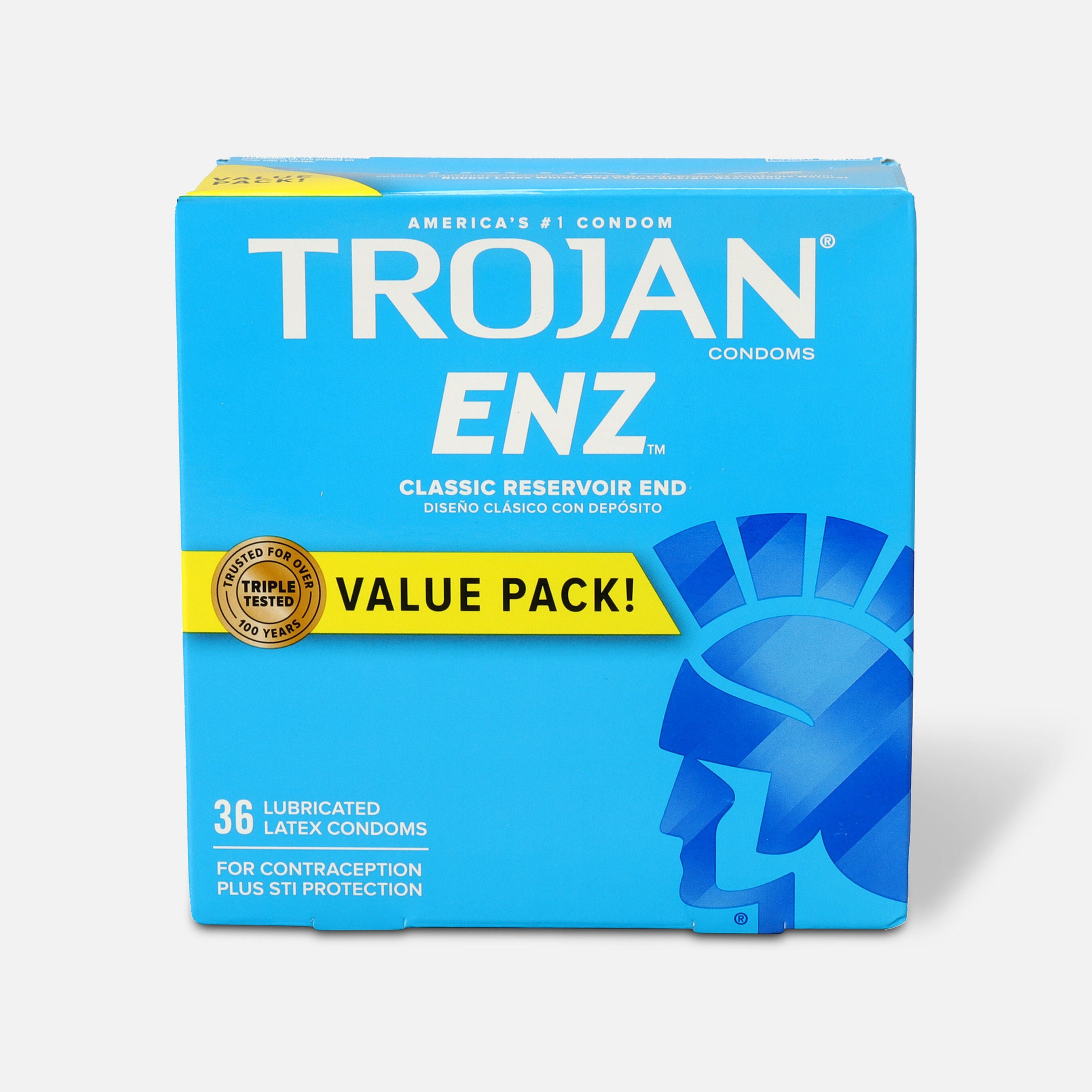 FSA Eligible Trojan-Enz Lubricated Latex Condoms, 36 ct. | FSA Store