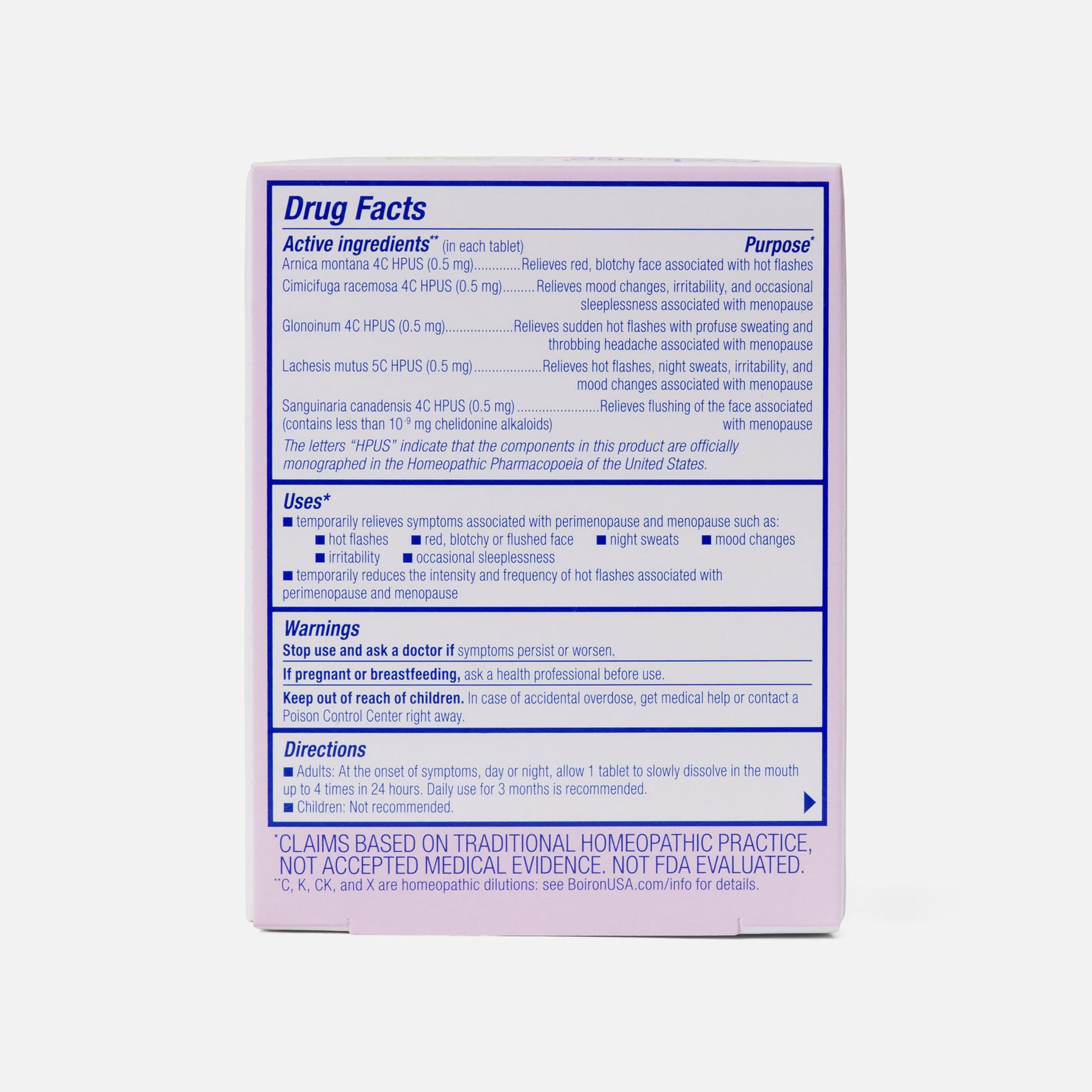 FSA Eligible Boiron Cyclease Menopause Tablets, 60 ct. | FSA Store