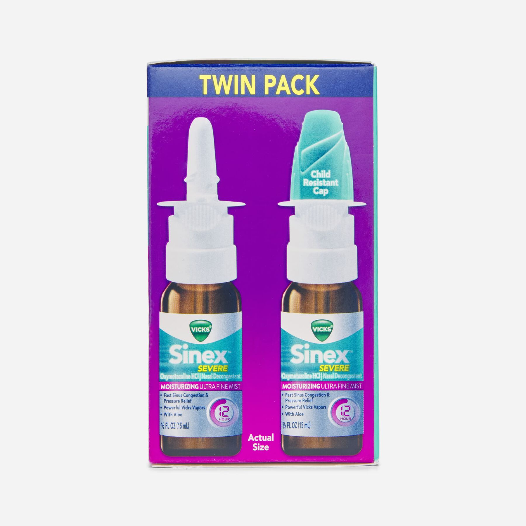 FSA Eligible Vicks Sinex Severe Moisturizing Ultra Fine Nasal Mist, 0.5 ...