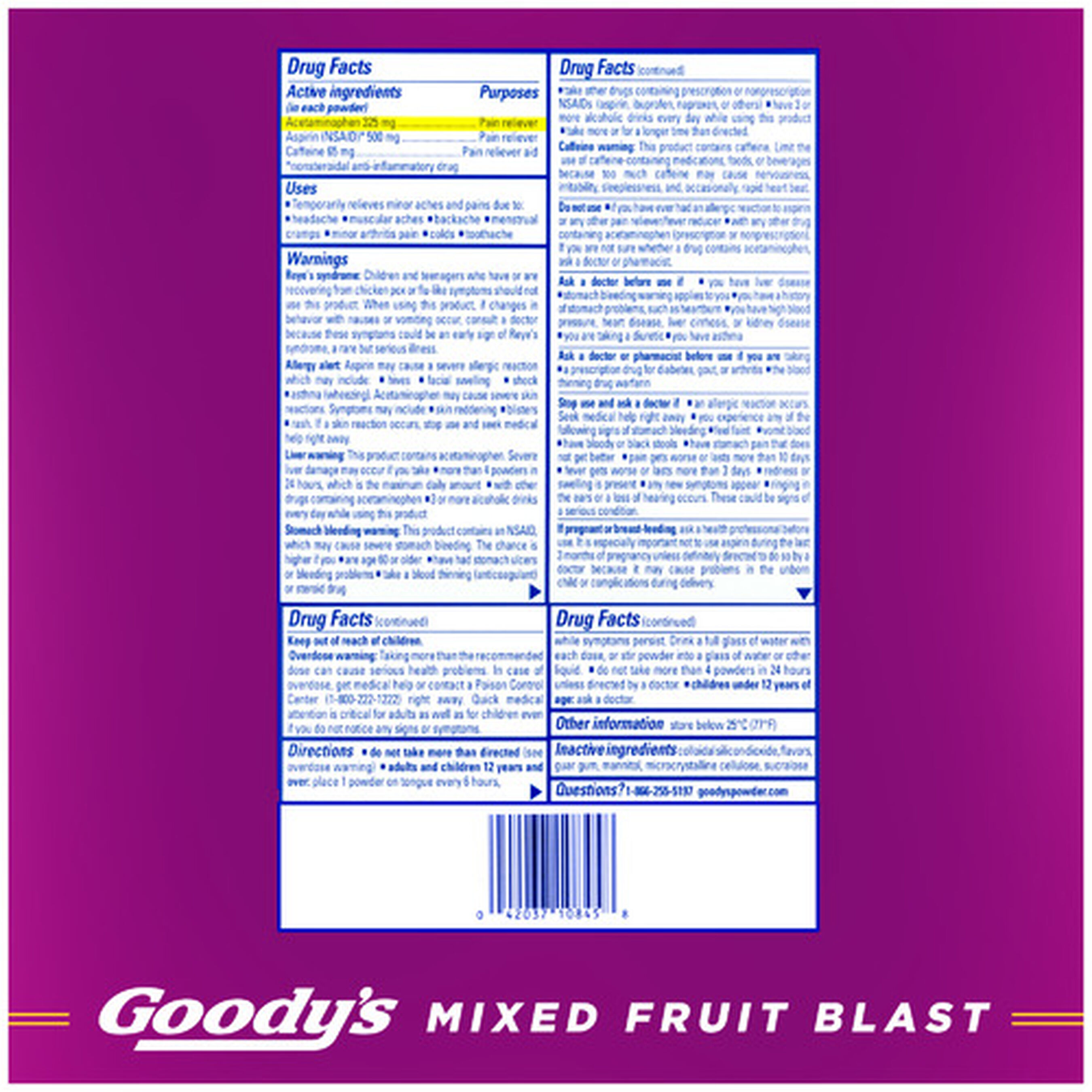 Goody's Mixed Fruit Stix, 24 ct.