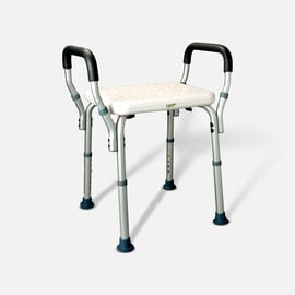 FSA Eligible Essential Medical Deluxe Molded Shower Bench with Arms ...