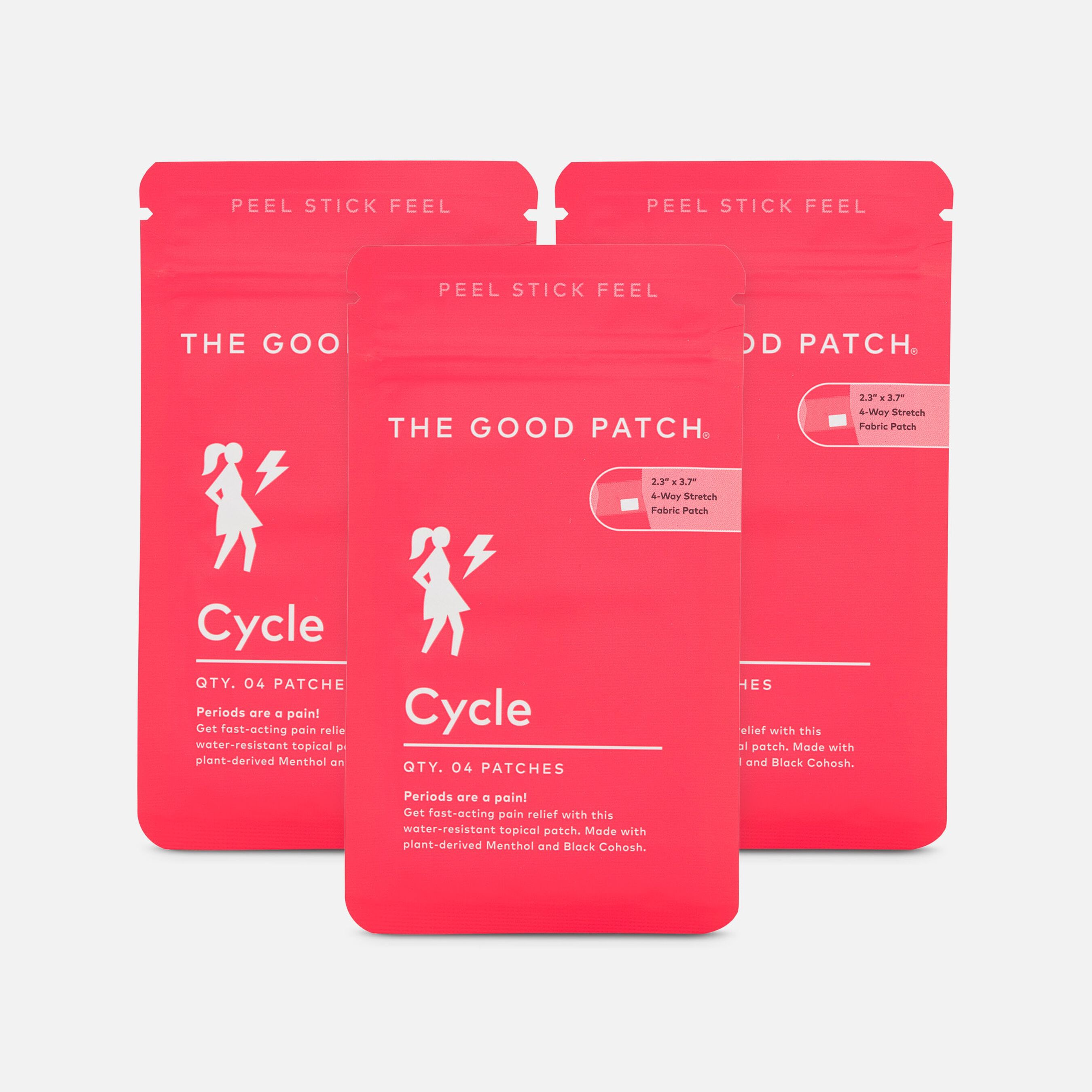 FSA Eligible The Good Patch® Cycle - Pain Patch, 4 ct. (3-Pack) | FSA Store