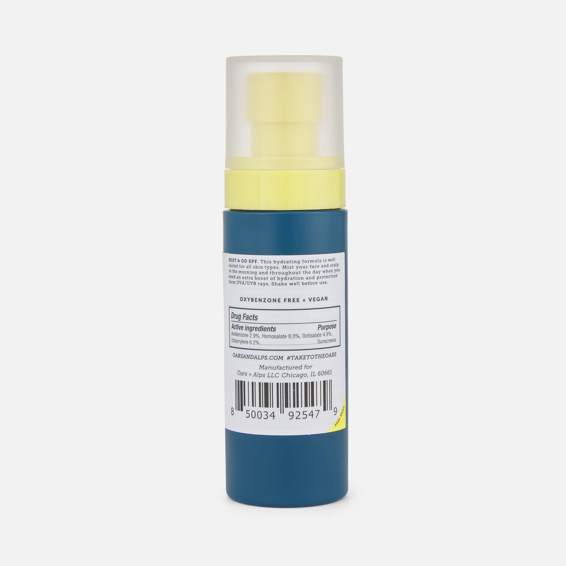 FSA Eligible Oars + Alps Face & Scalp Mist, SPF 35, 1.5 oz. | FSA Store