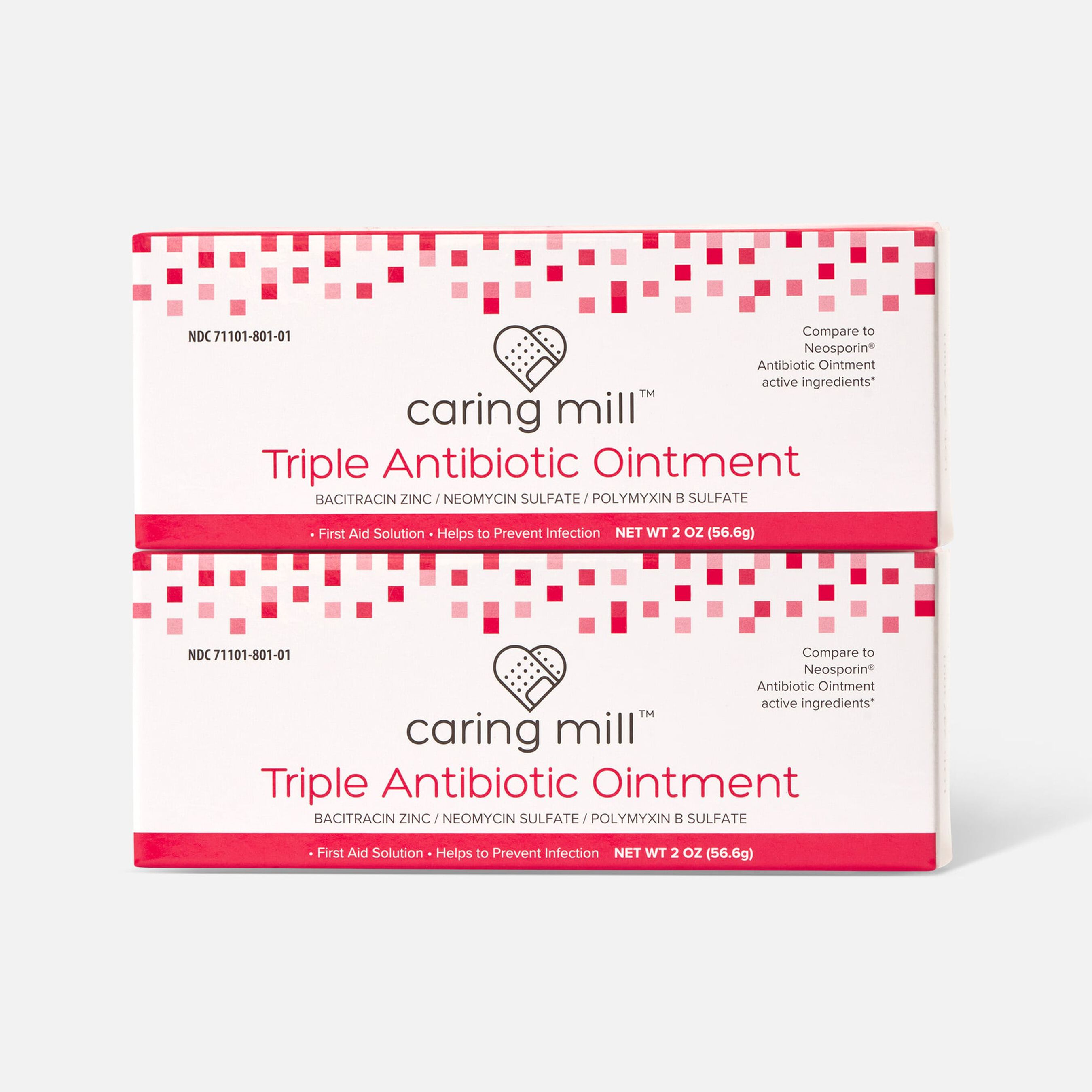 FSA Eligible Caring Mill™ Triple Antibiotic Ointment, 2 oz. (2-Pack ...