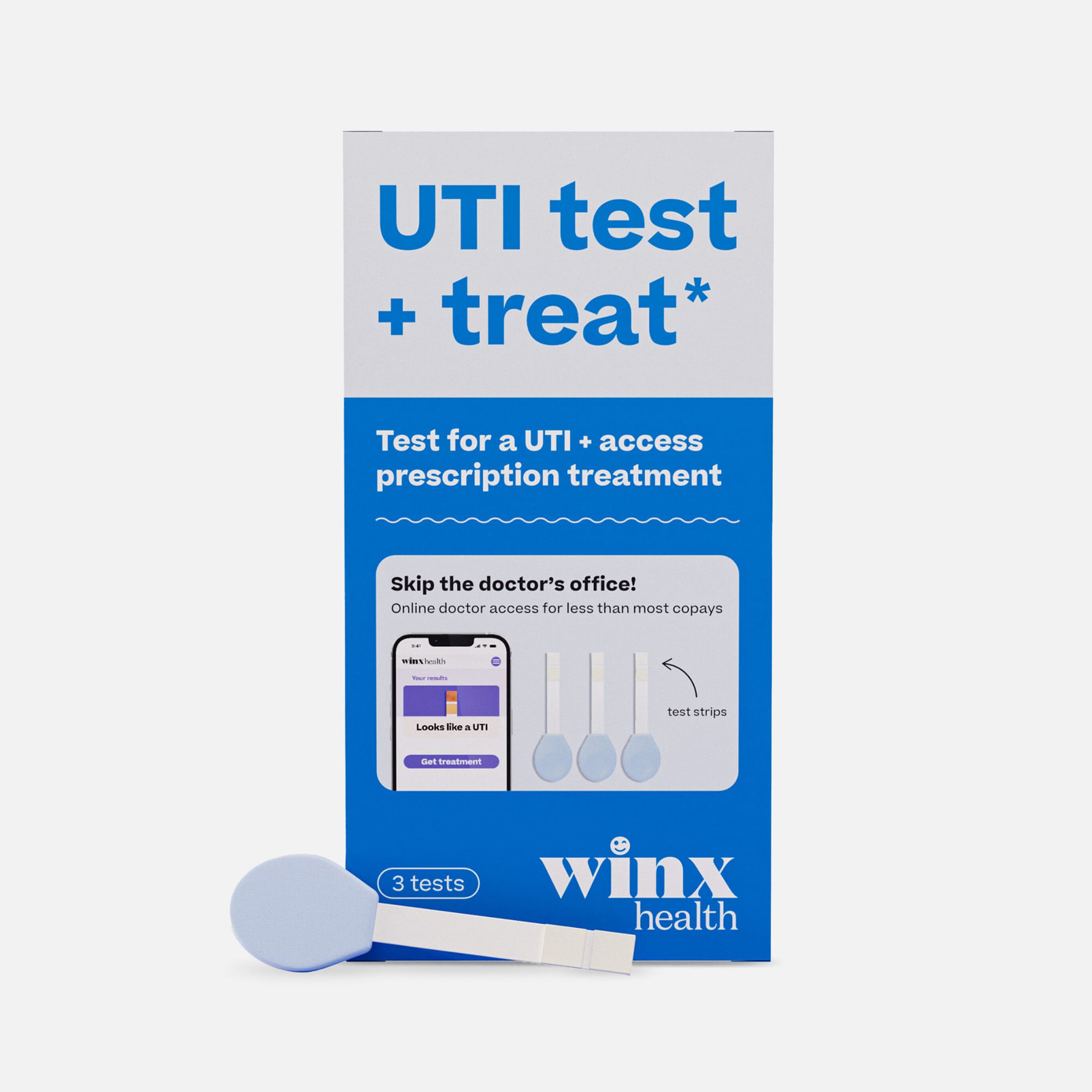 FSA Eligible Winx Health UTI Test + Treatment, 3 ct. | FSA Store