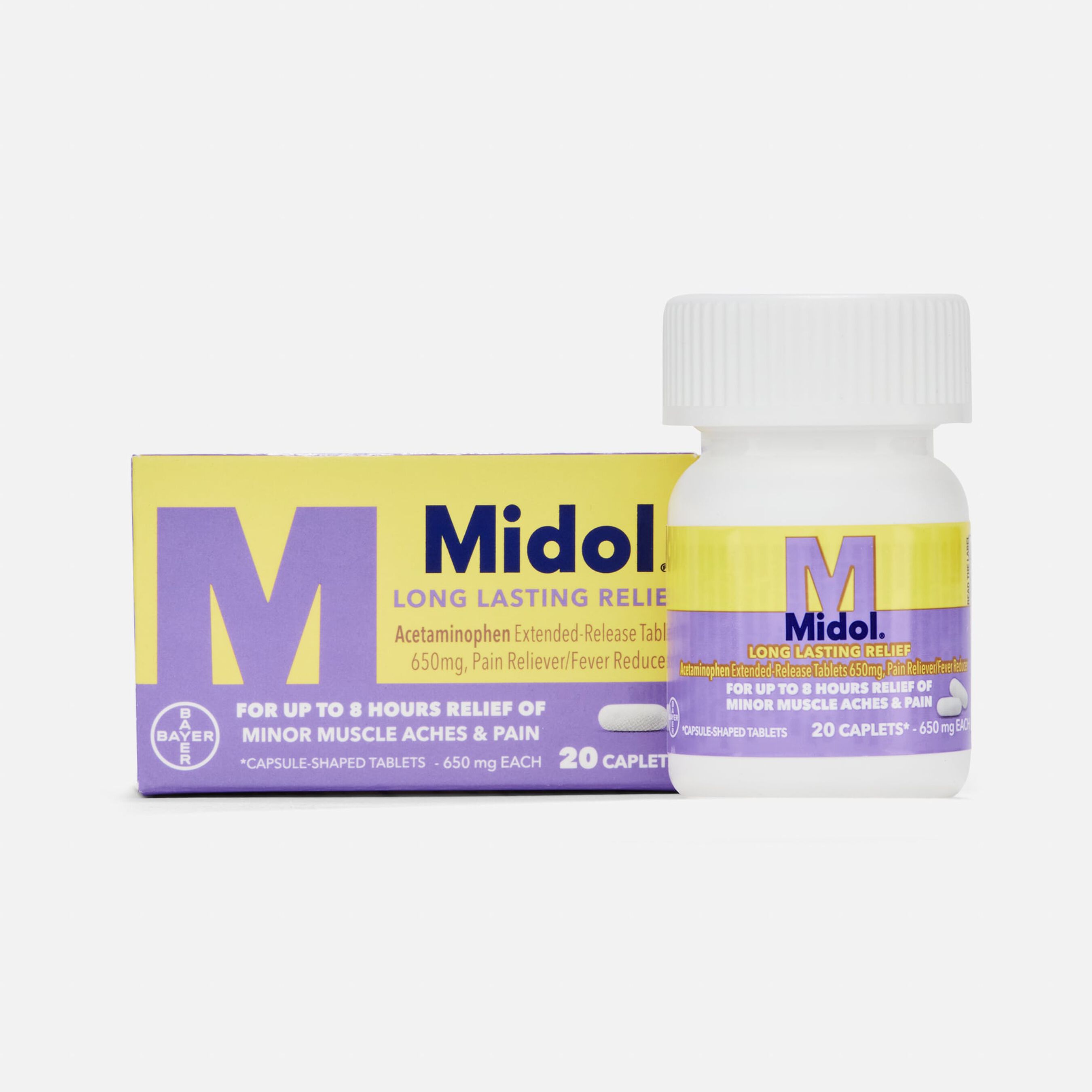 FSA Eligible Midol Long Lasting Relief Caplets, 20 ct. | FSA Store