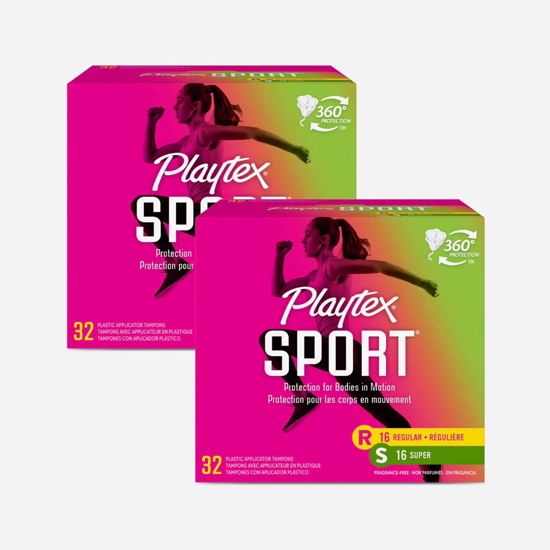 FSA Eligible Playtex Sport Regular & Super Tampons Multipack, 32 ct. (2 ...