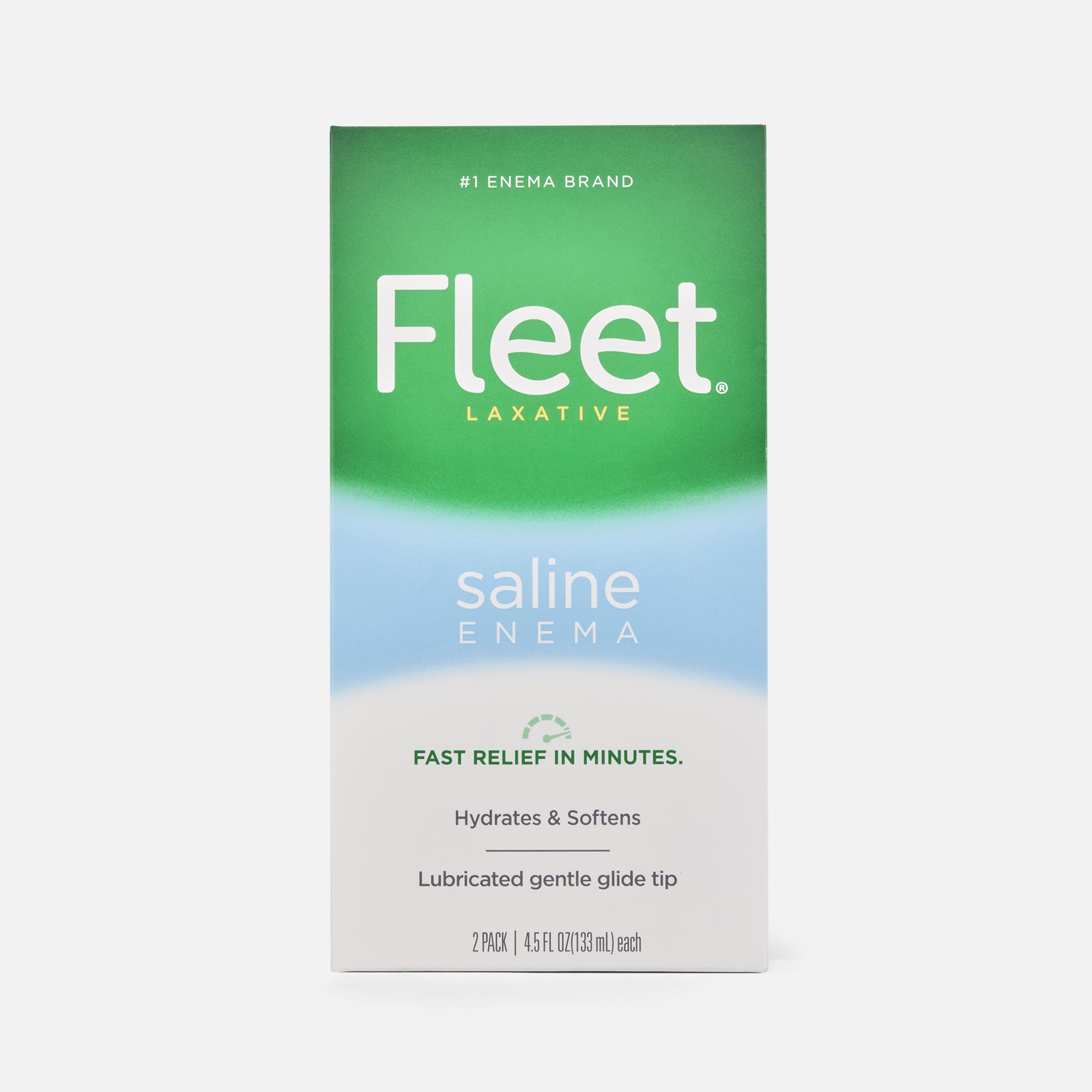FSA Eligible Fleet Enema, Ready-to-Use Saline Laxative, Twin Pack | FSA ...