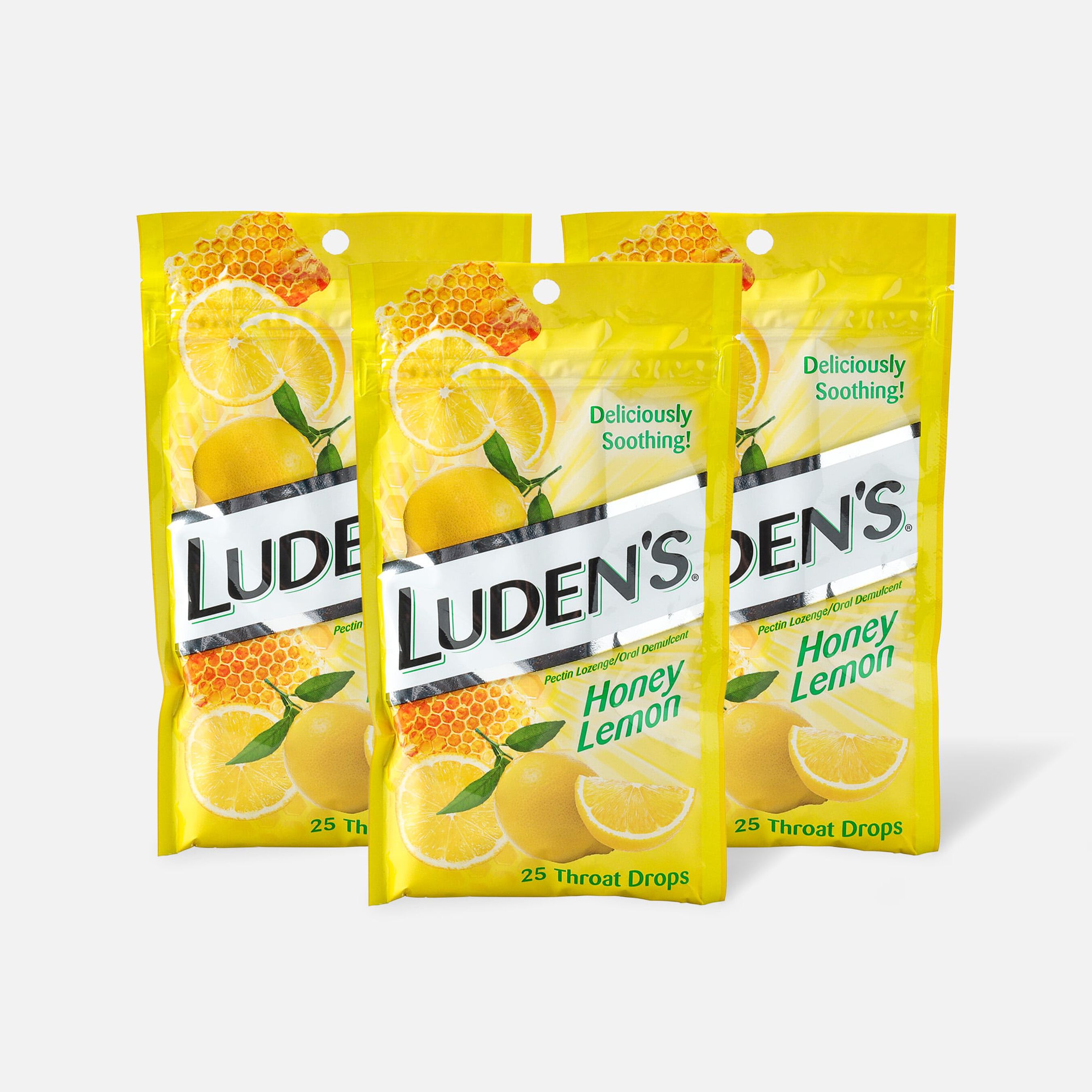 FSA Eligible Luden's Honey Lemon Throat Drops, 25 ct. (3-Pack) | FSA Store