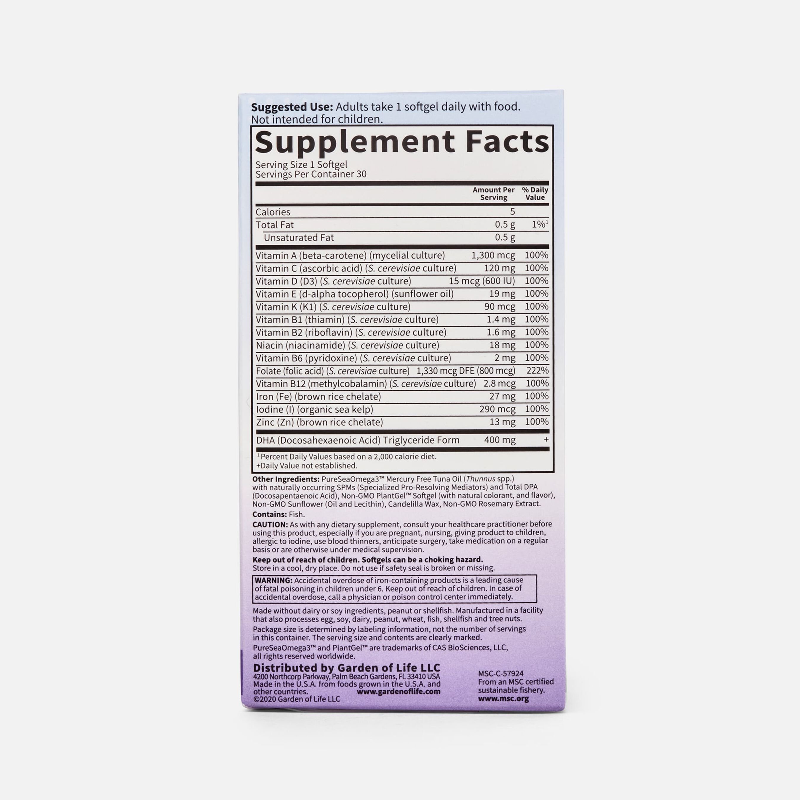 FSA Eligible Dr. Formulated Prenatal Multi + DHA Softgels, 30 ct. | FSA ...