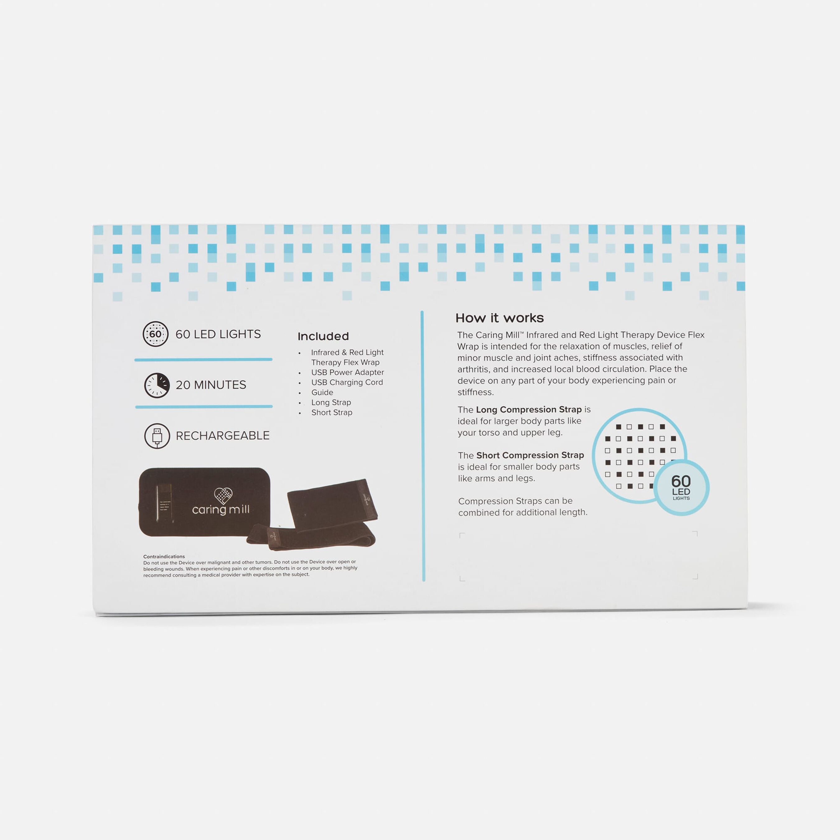 FSA Eligible Multipurpose Infrared & Red-light Therapy Flex Wrap ...
