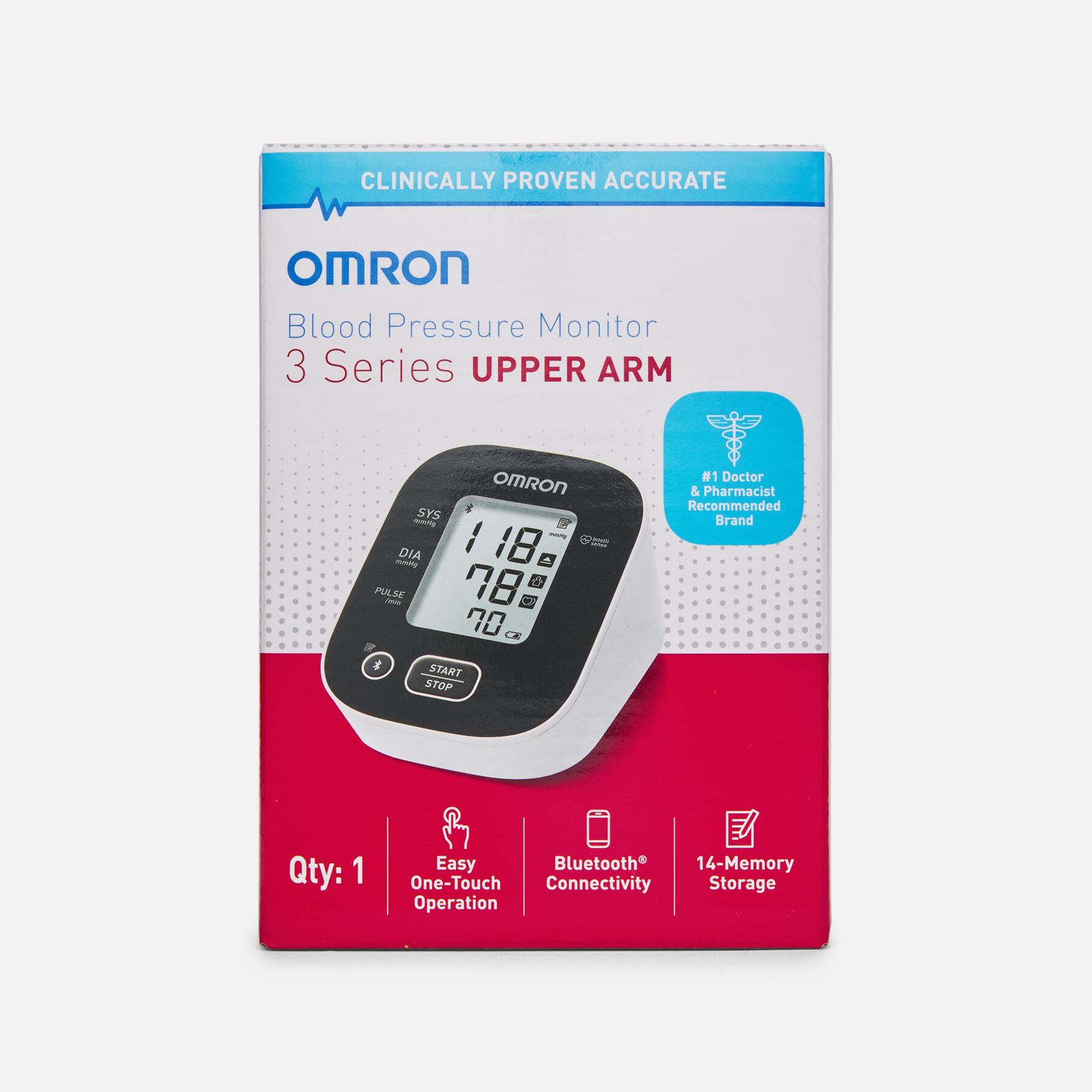 FSA Eligible OMRON 3 Series Upper Arm Blood Pressure Monitor, Bluetooth Connected | FSA Store