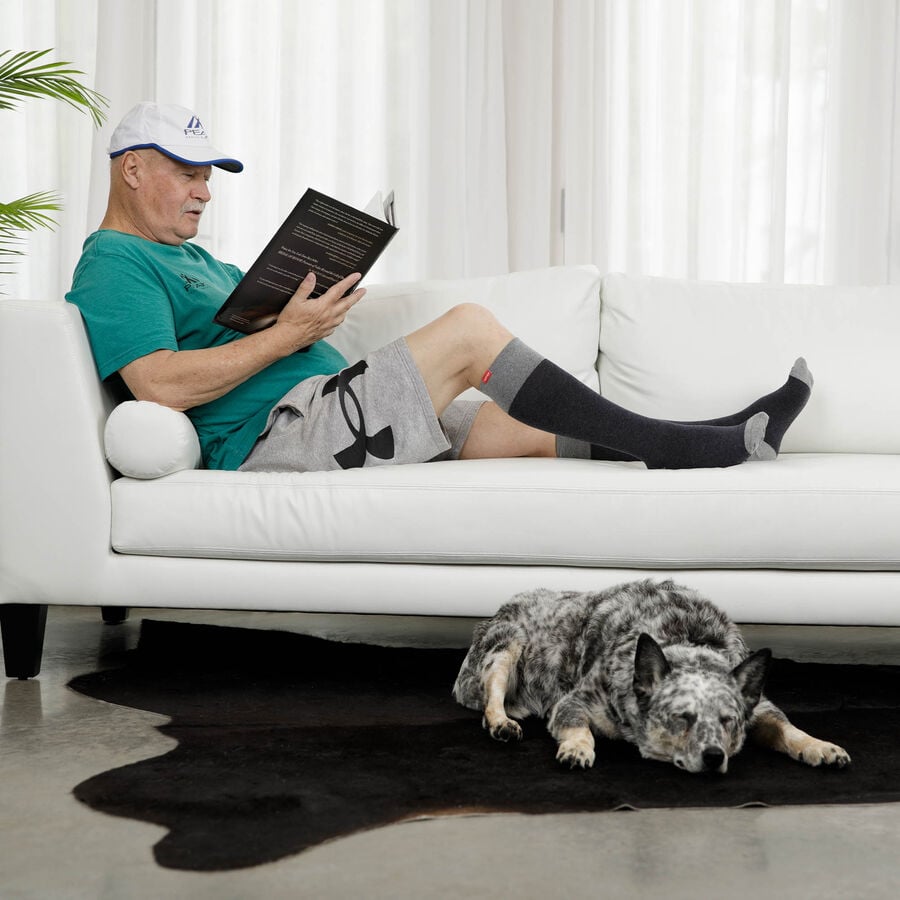 FSA Eligible VIM & VIGR Heathered Collection Cotton Compression Socks ...