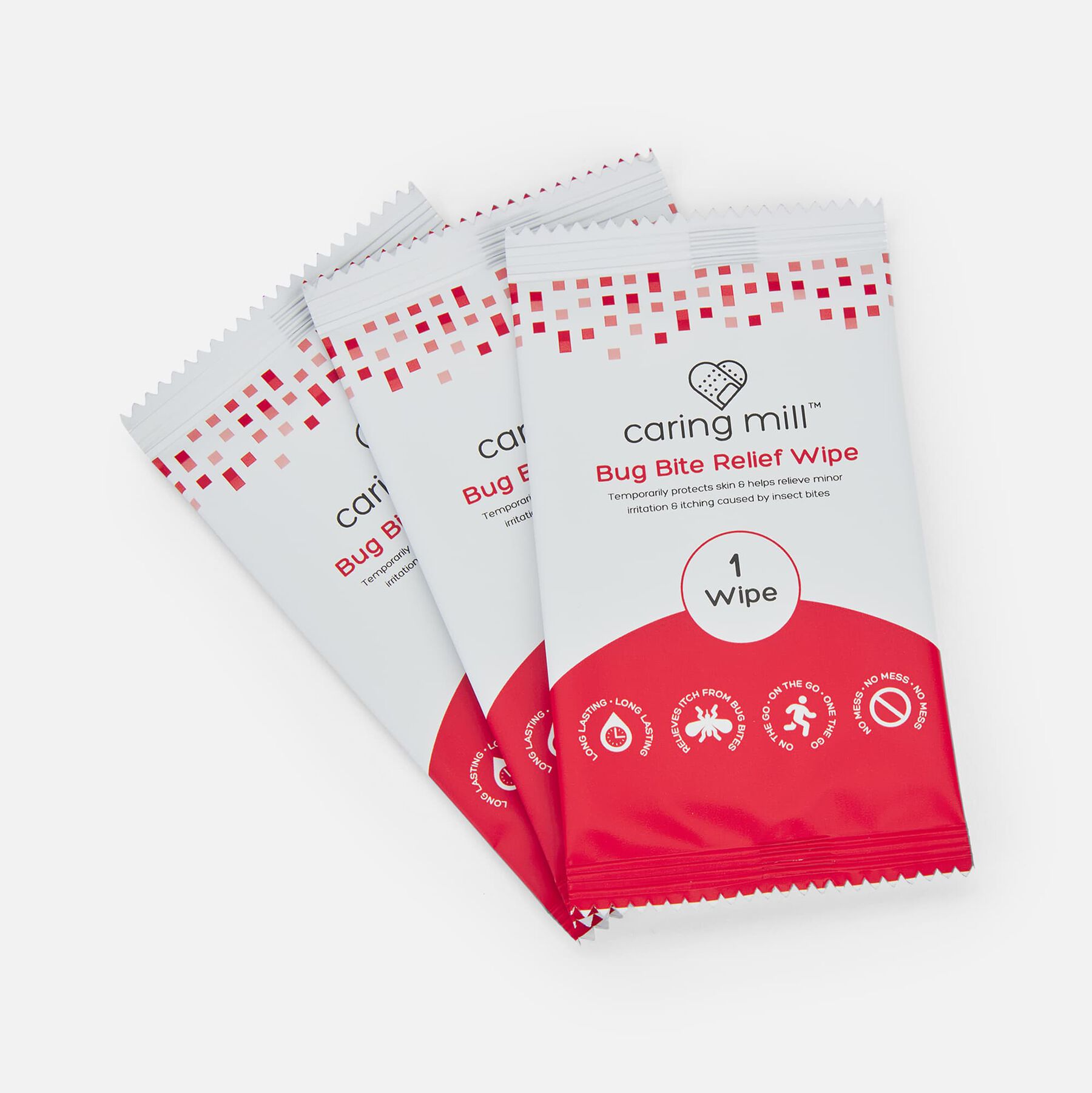 FSA Eligible Caring Mill Bug Bite Relief Wipes, 24 ct. | FSA Store