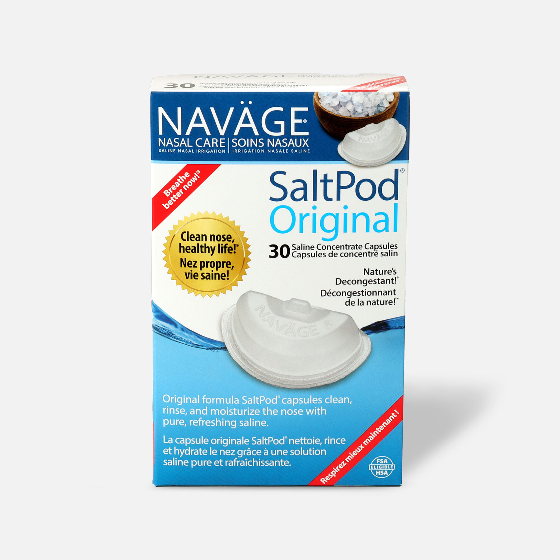 Navage Saline Nasal Irrigation Deluxe Kit