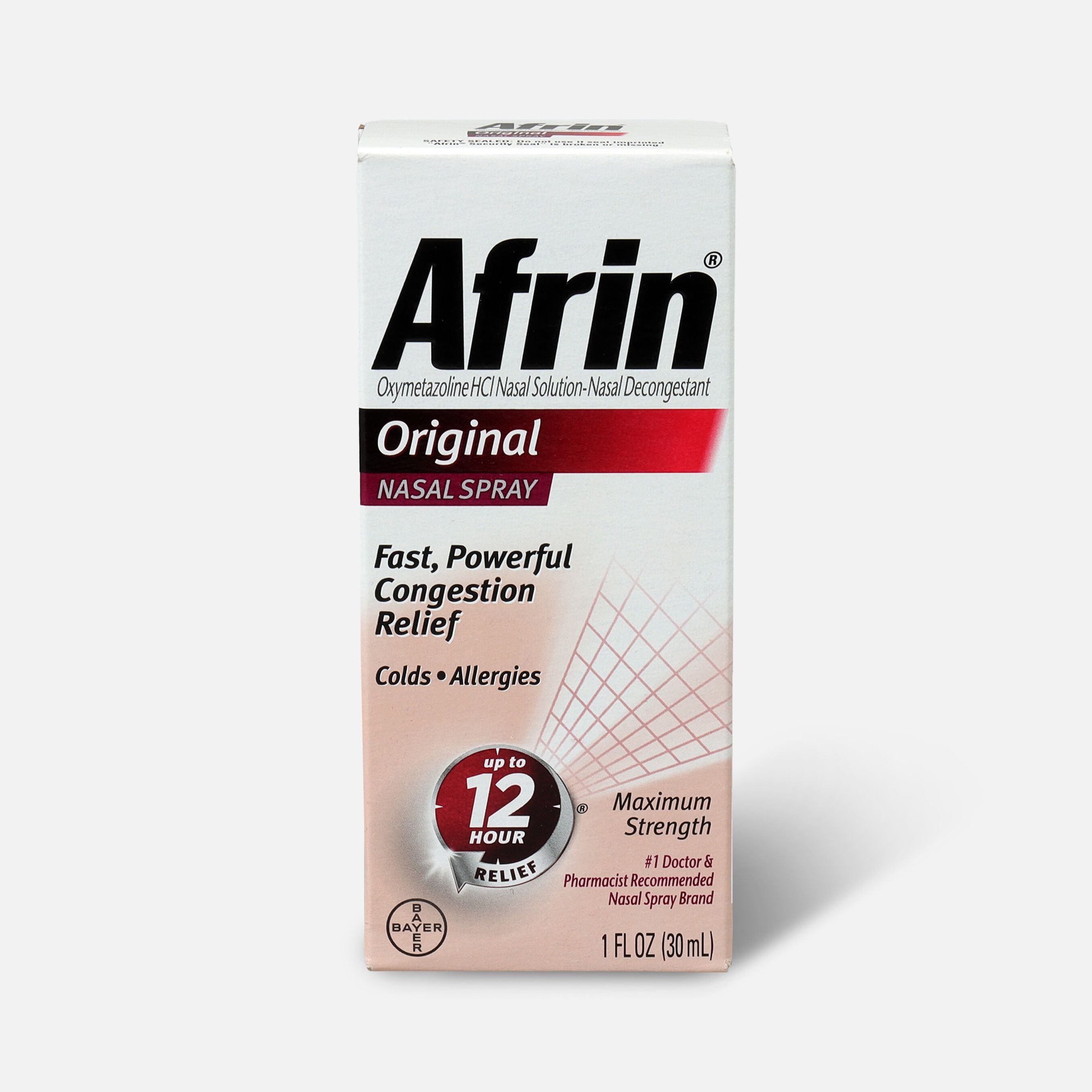 Afrin Original Nasal Spray, 1.0 oz