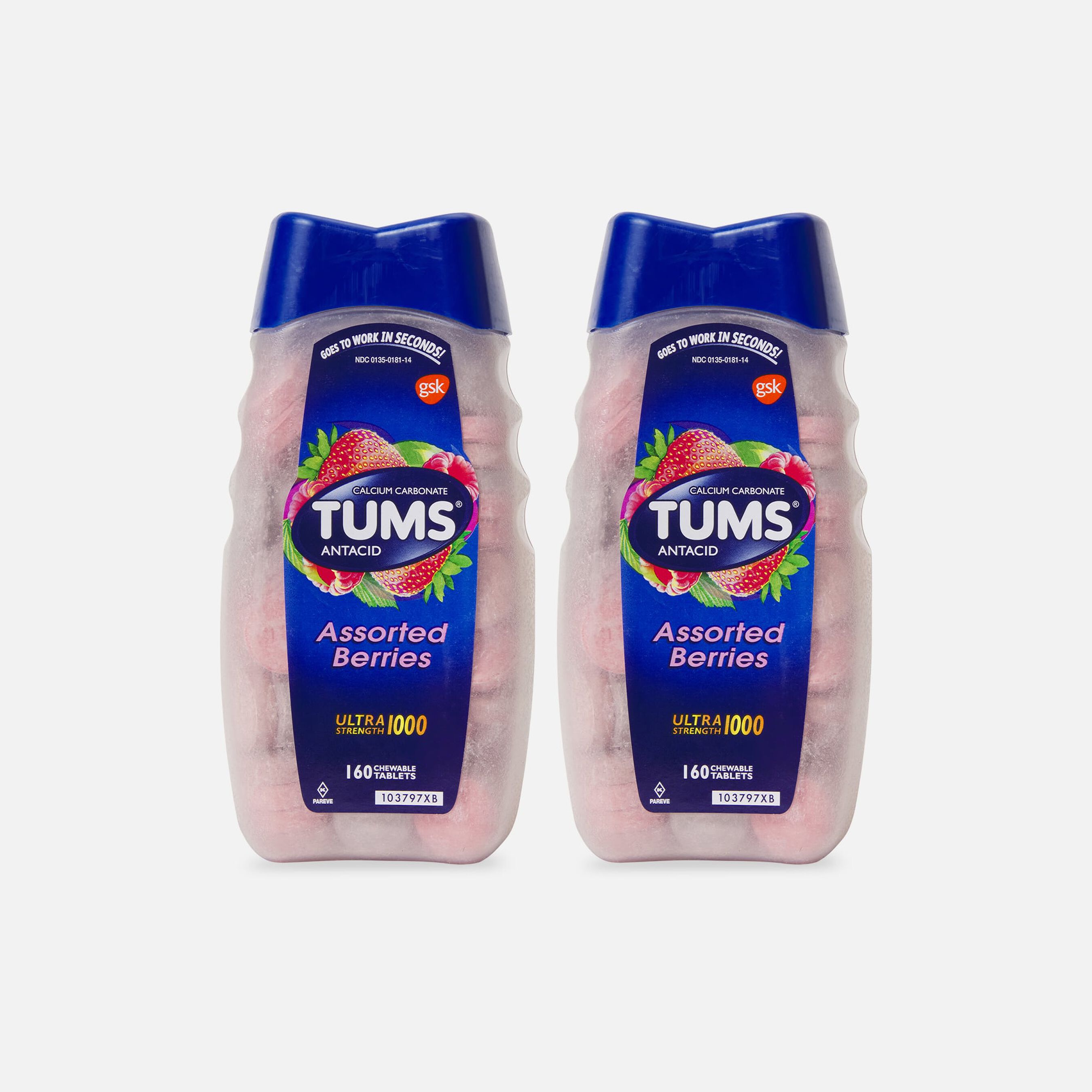 FSA Eligible TUMS Ultra Strength Chewable Antacid Tablets, Assorted ...