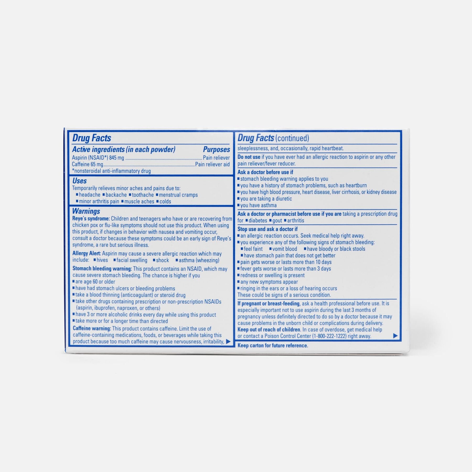 FSA Eligible BC Powder, Regular Strength, 50 ct. | FSA Store