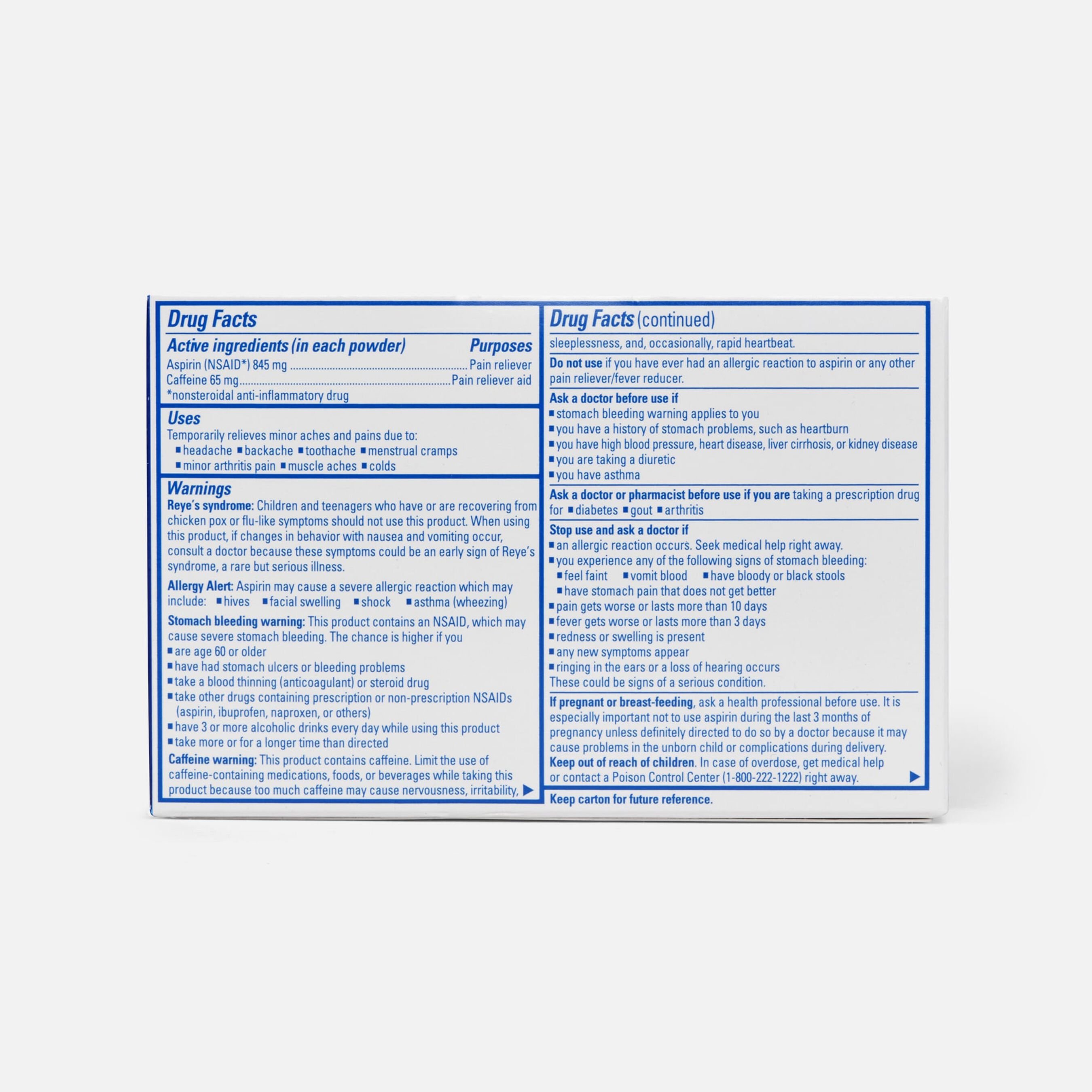 FSA Eligible BC Powder, Regular Strength, 50 ct. | FSA Store