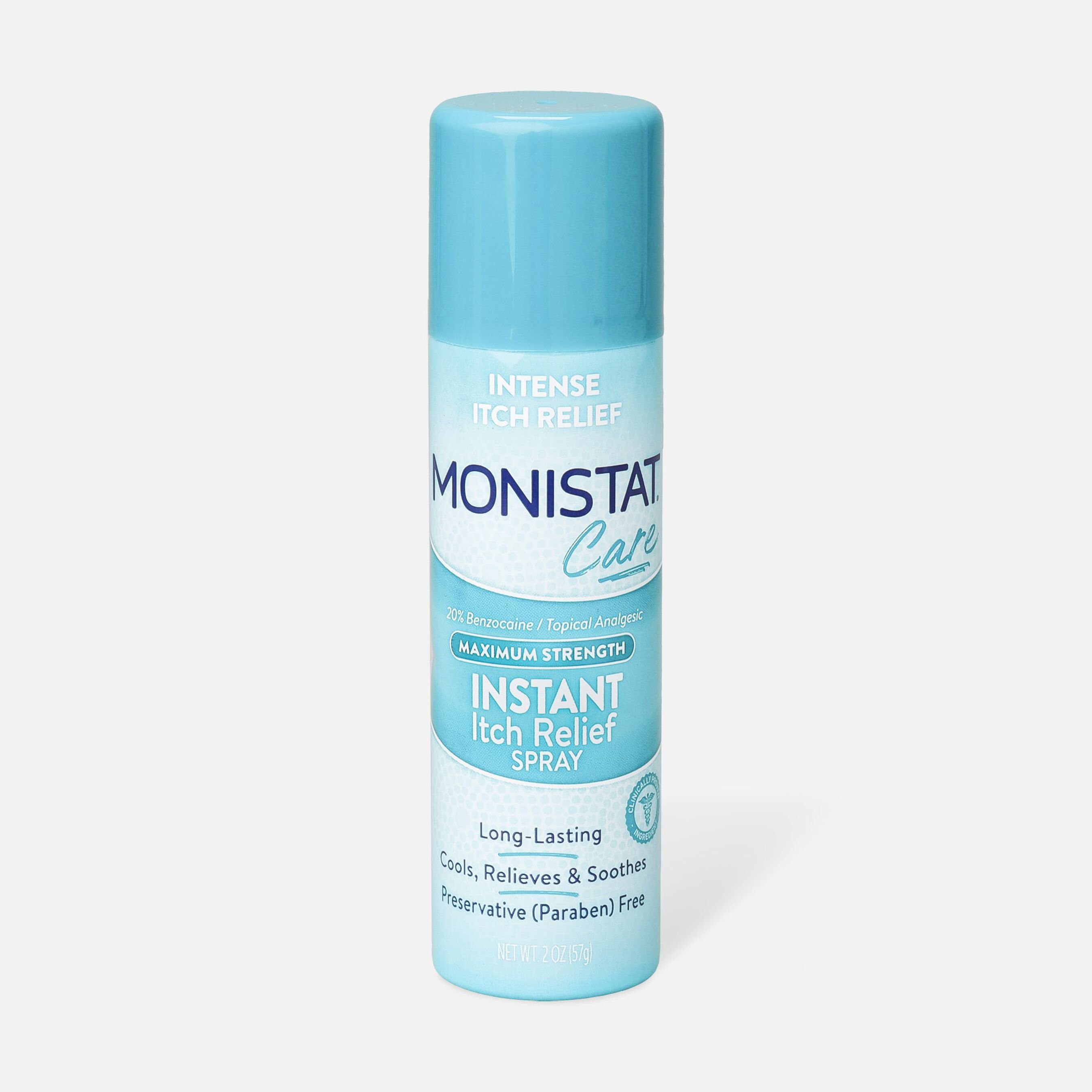 Monistat Instant Itch Relief Continuous Spray, Maximum Strength, 2 oz