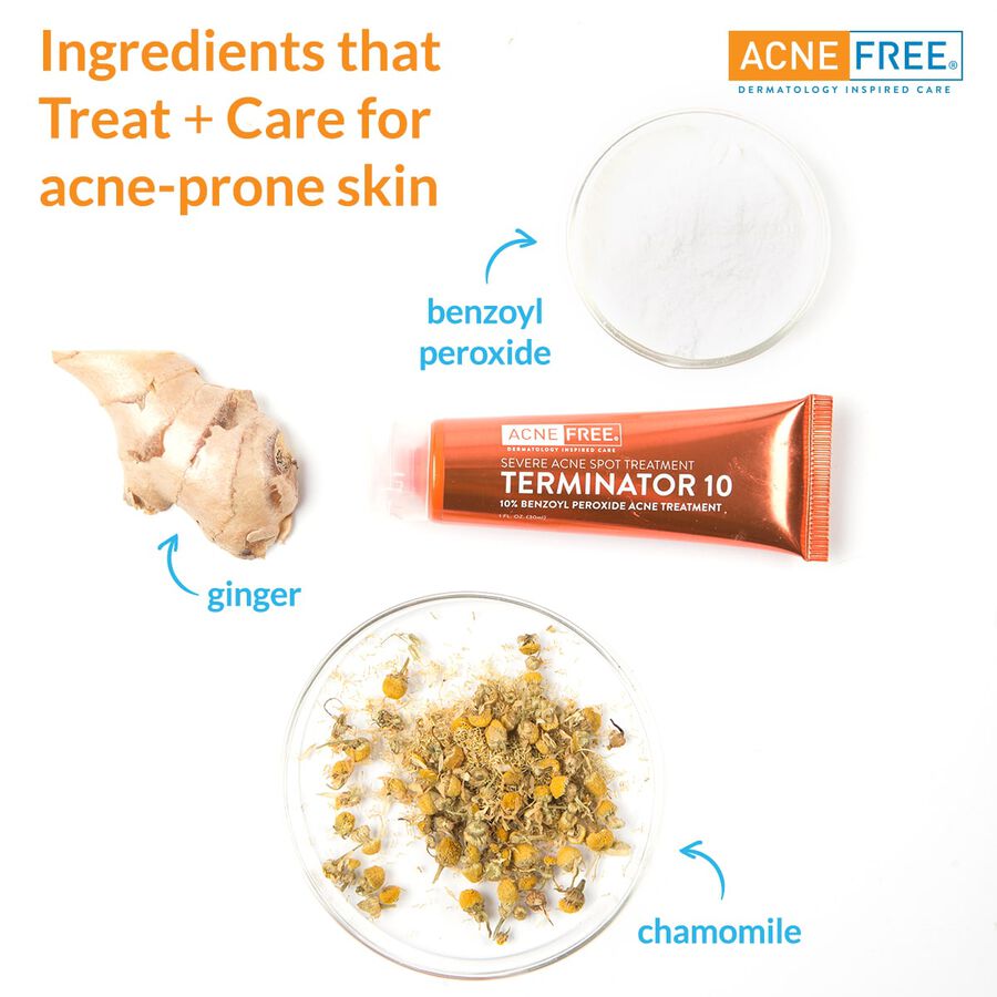 AcneFree Terminator 10 Acne Spot Treatment, 1 oz.