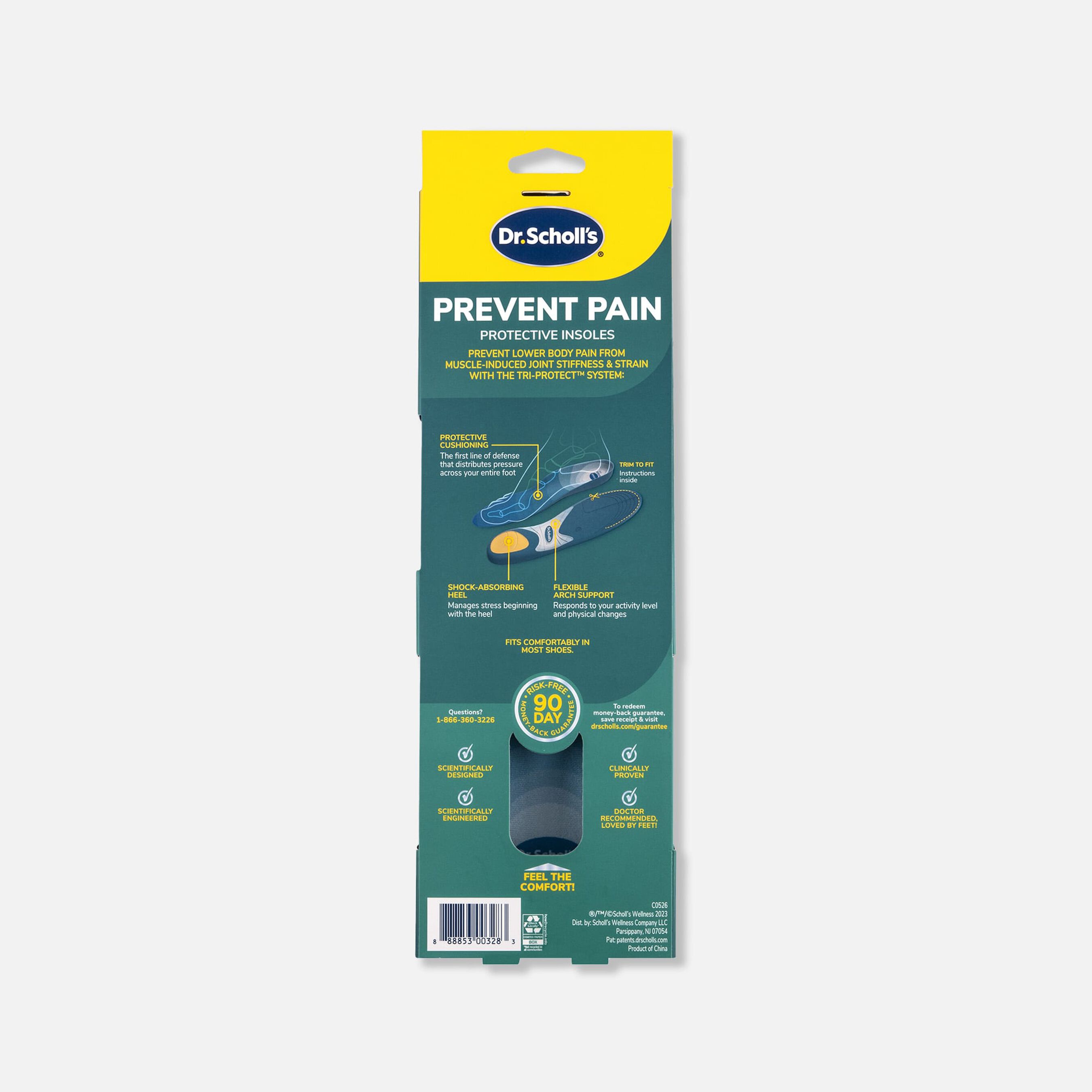 FSA Eligible Dr. Scholl's Prevent Pain Insole, Men | FSA Store
