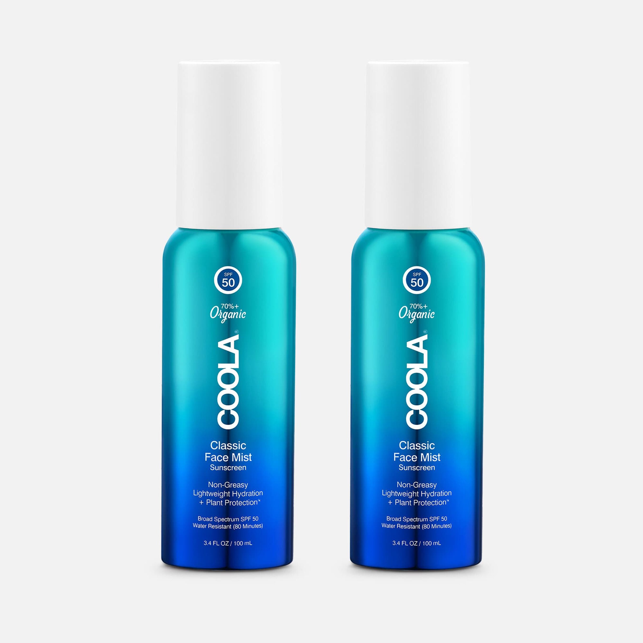FSA Eligible COOLA Classic Face Sunscreen Mist - SPF 50, 3.4 oz. (2 ...
