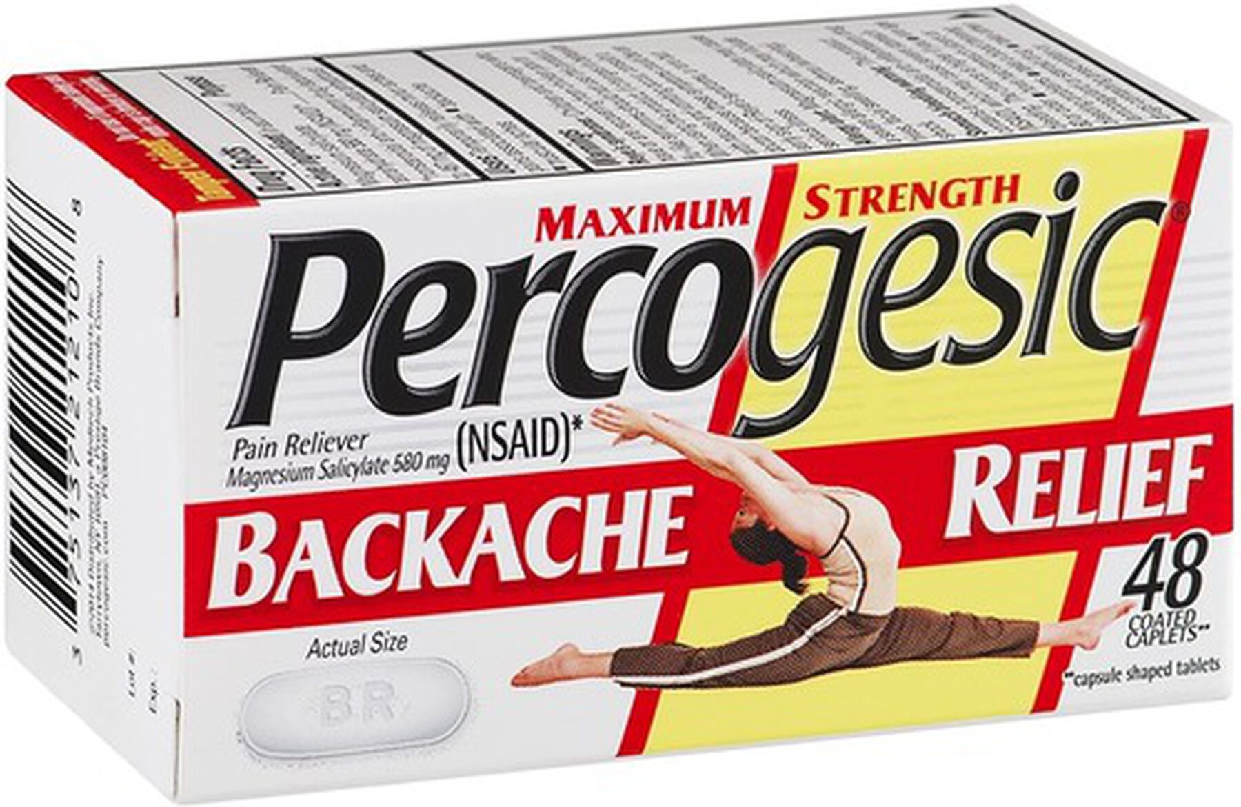 Percogesic, Backache Relief, 48 count