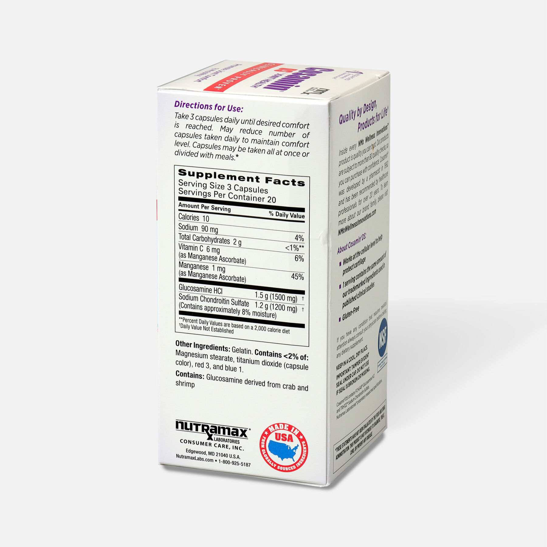 Cosamin DS Joint Health Supplement Capsules