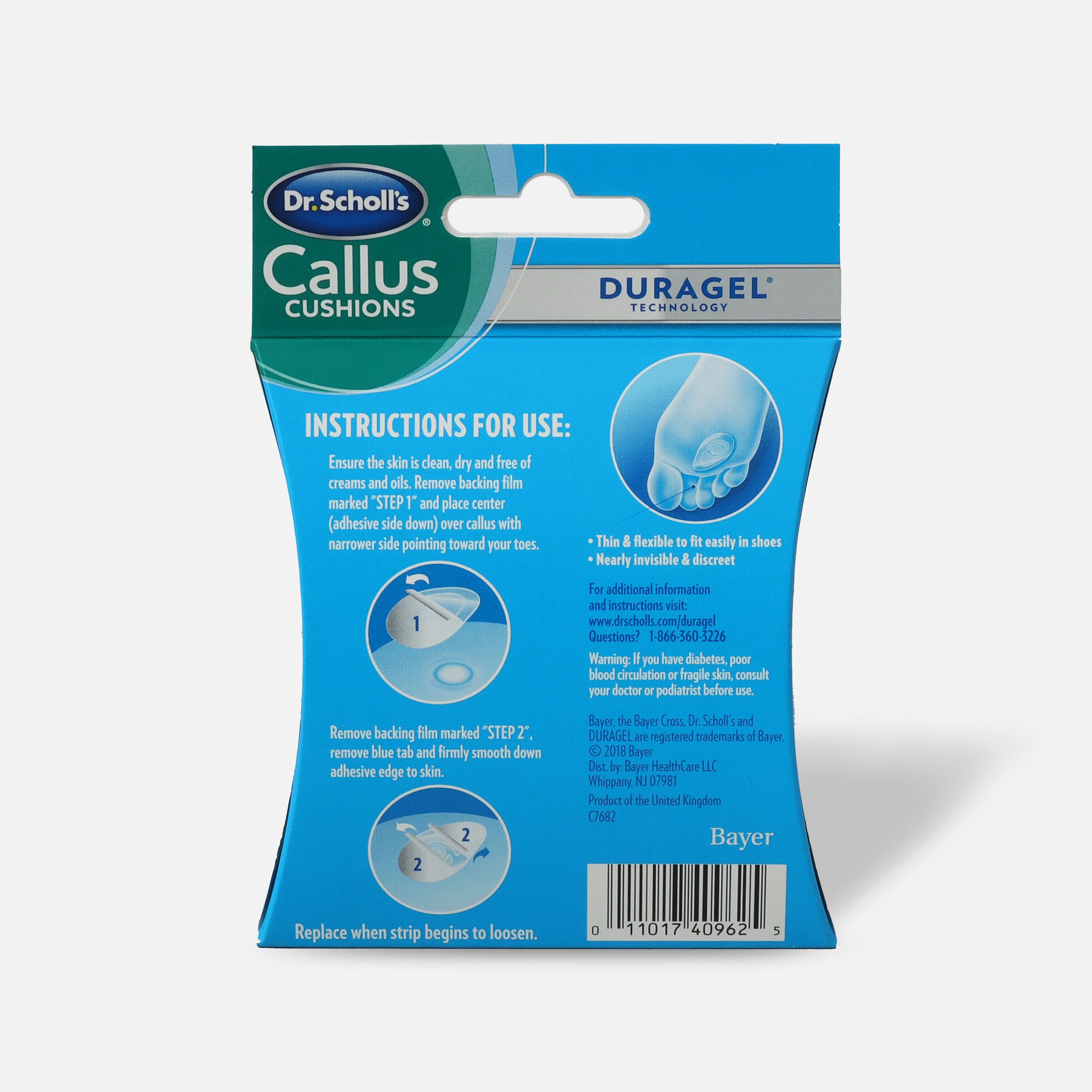 FSA Eligible Dr. Scholl's Duragel Callus Cushion, 5 ct. | FSA Store
