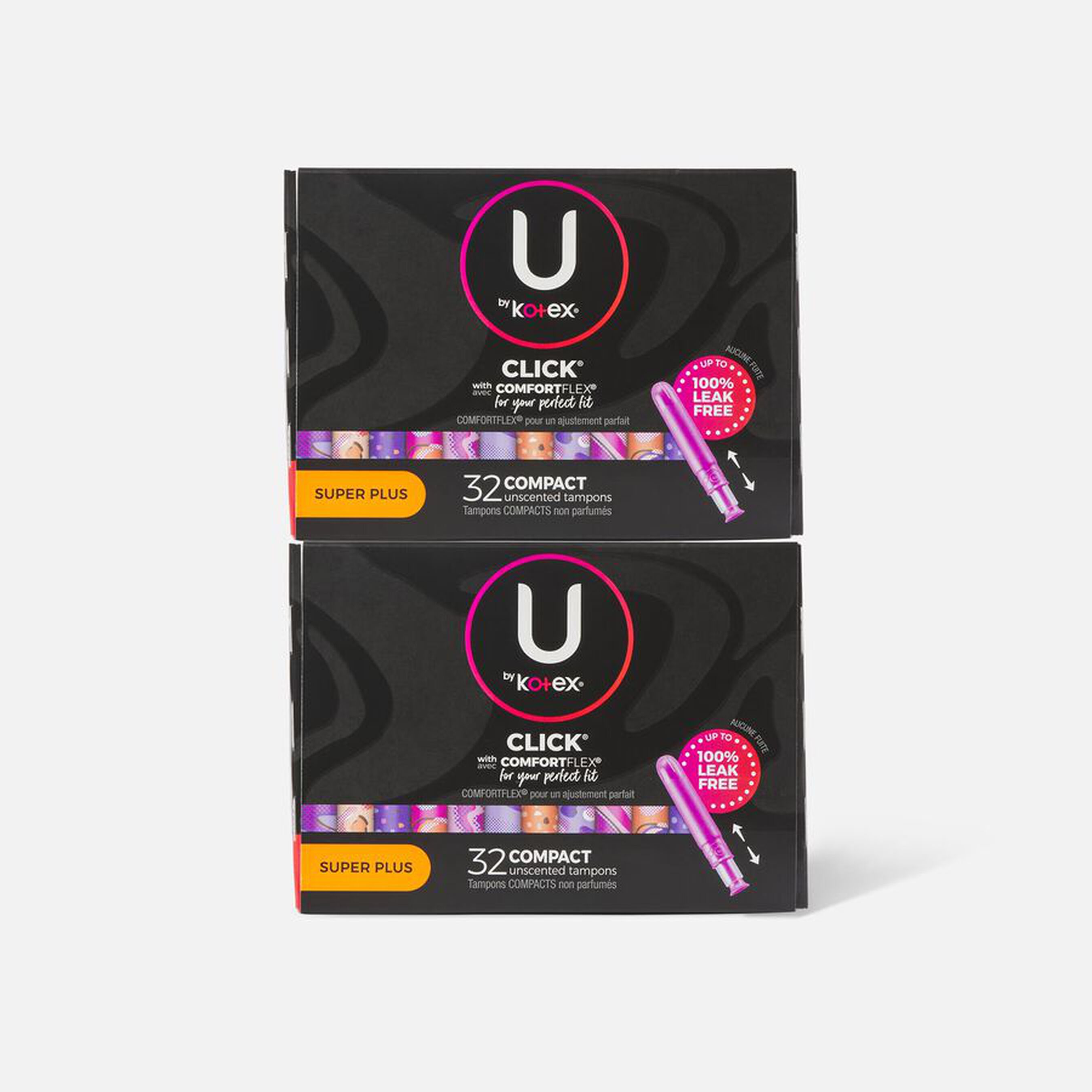 FSA Eligible U by Kotex Click Compact Tampons, Super Plus Absorbency ...