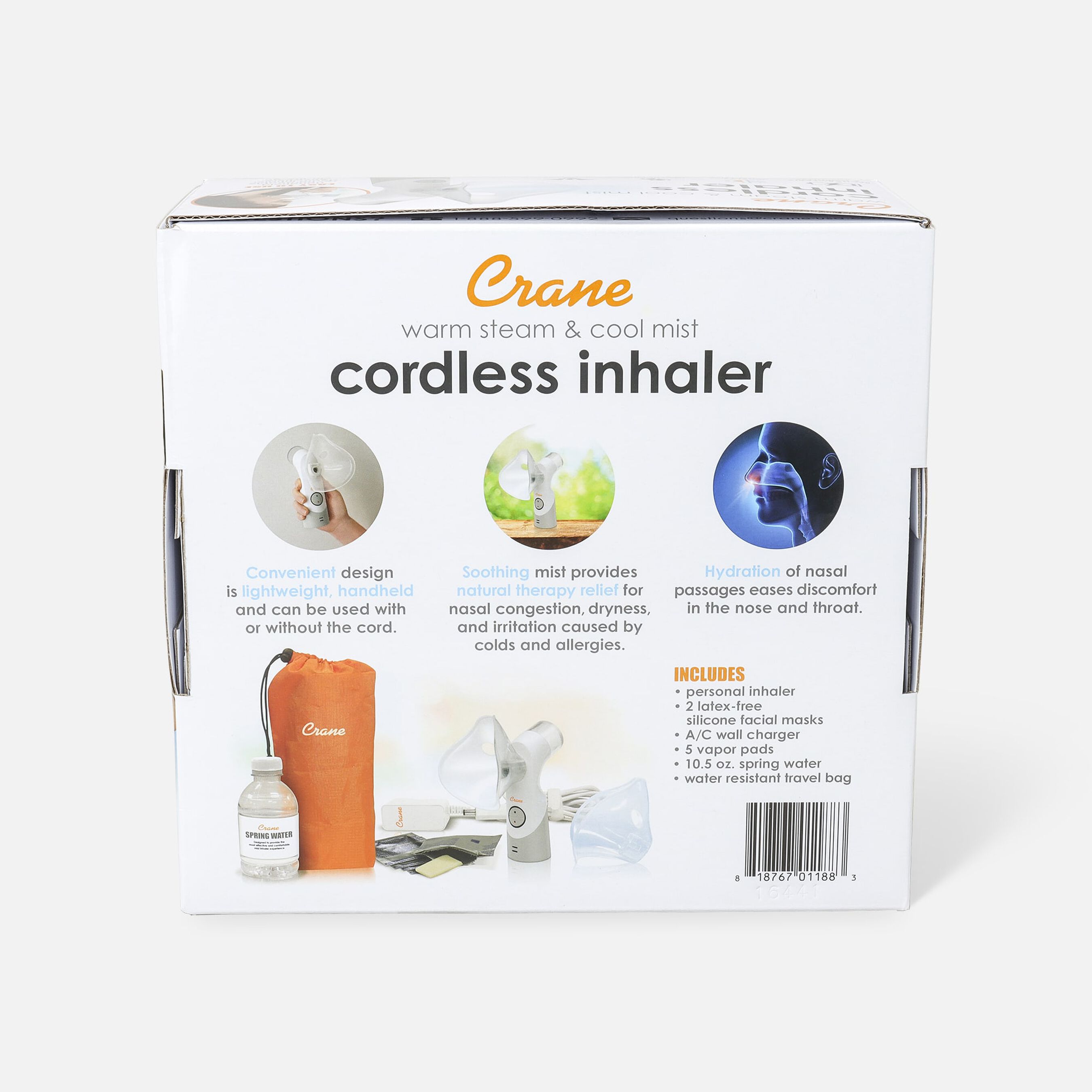 Crane Cordless Warm & Cool Mist Inhaler
