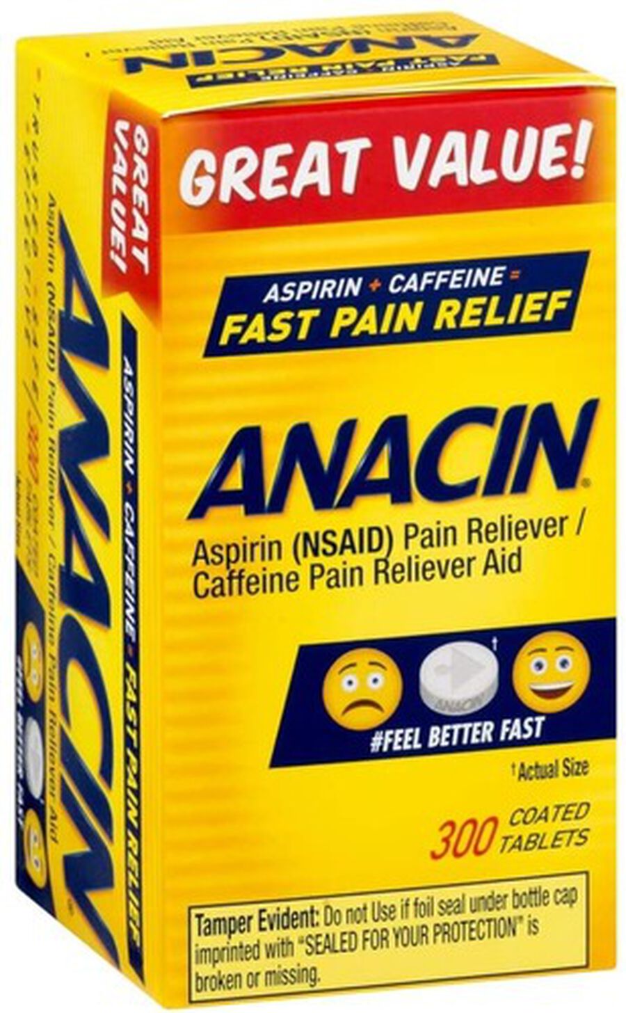 Anacin, Regular Strength, 300 count