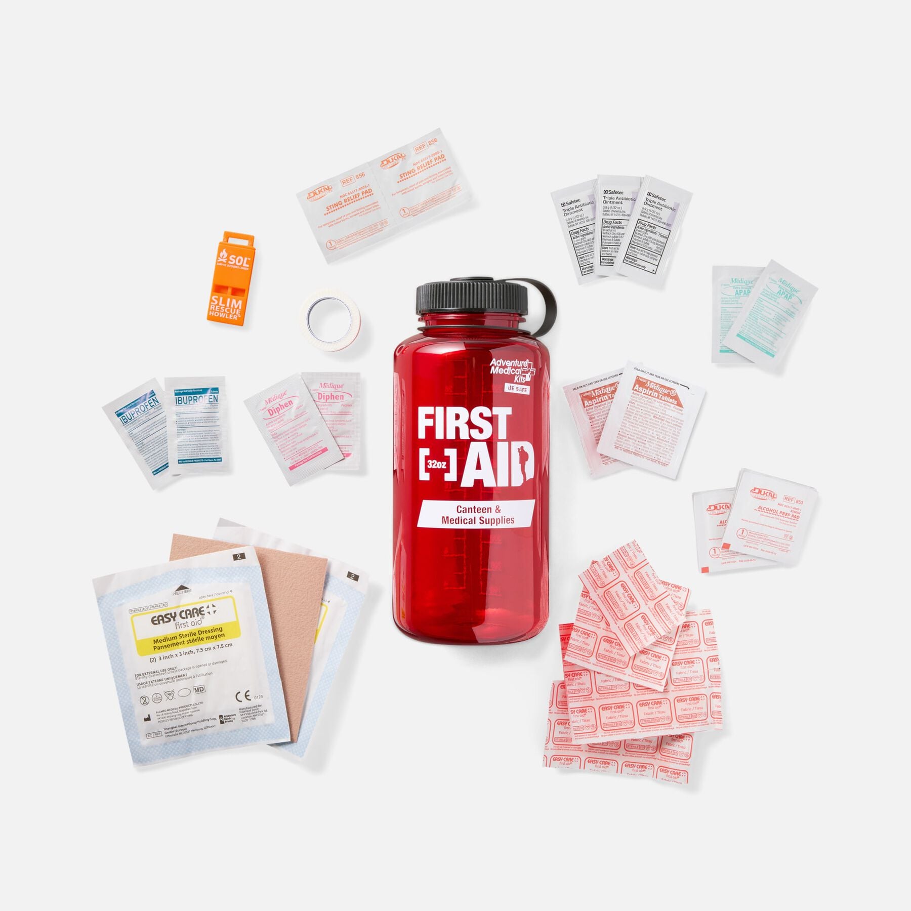 FSA Eligible Adventure Medical Kits First Aid Canteen with Rescue ...