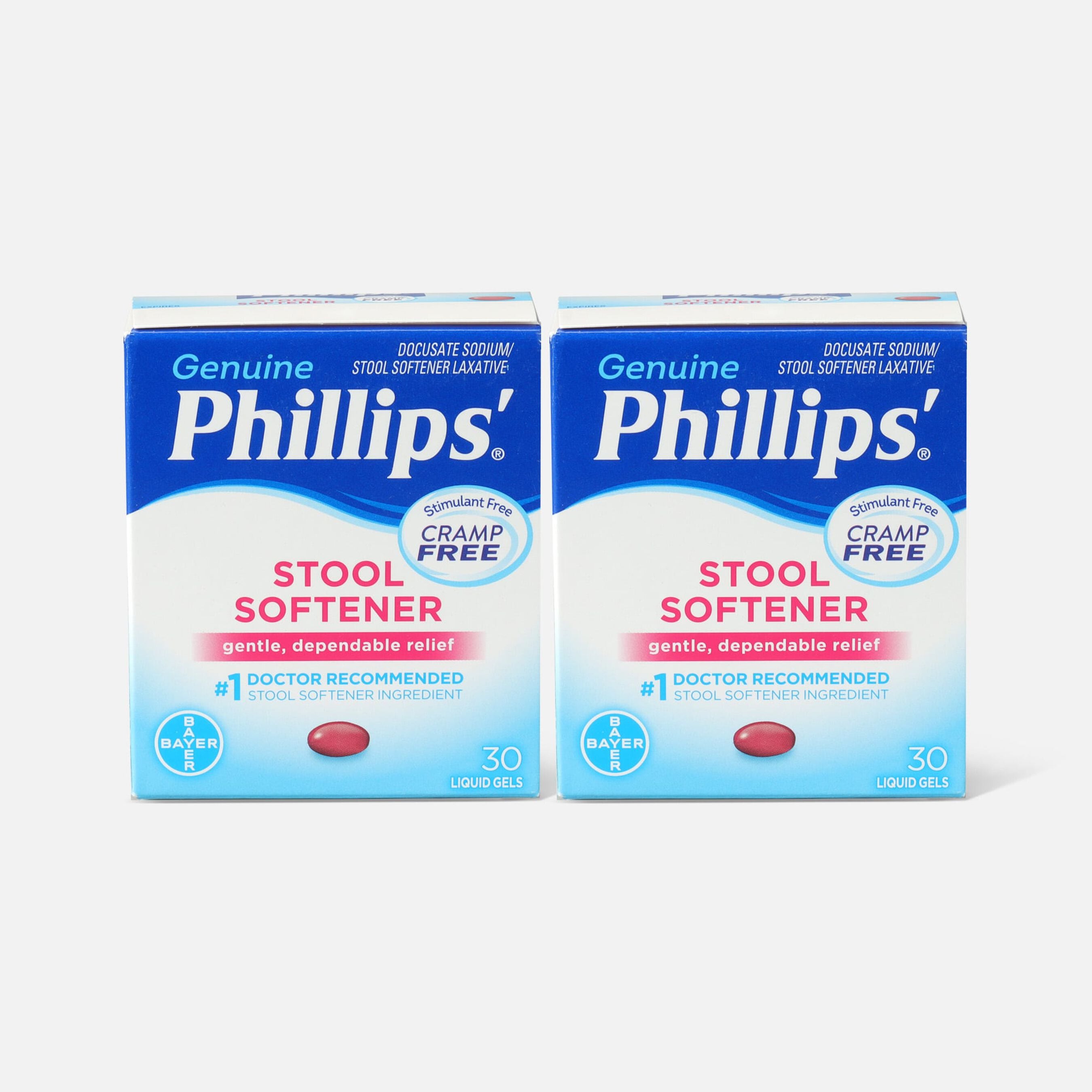 FSA Eligible Phillips' Stool Softener Liquid Gels Liquid Gels, 30 ct ...