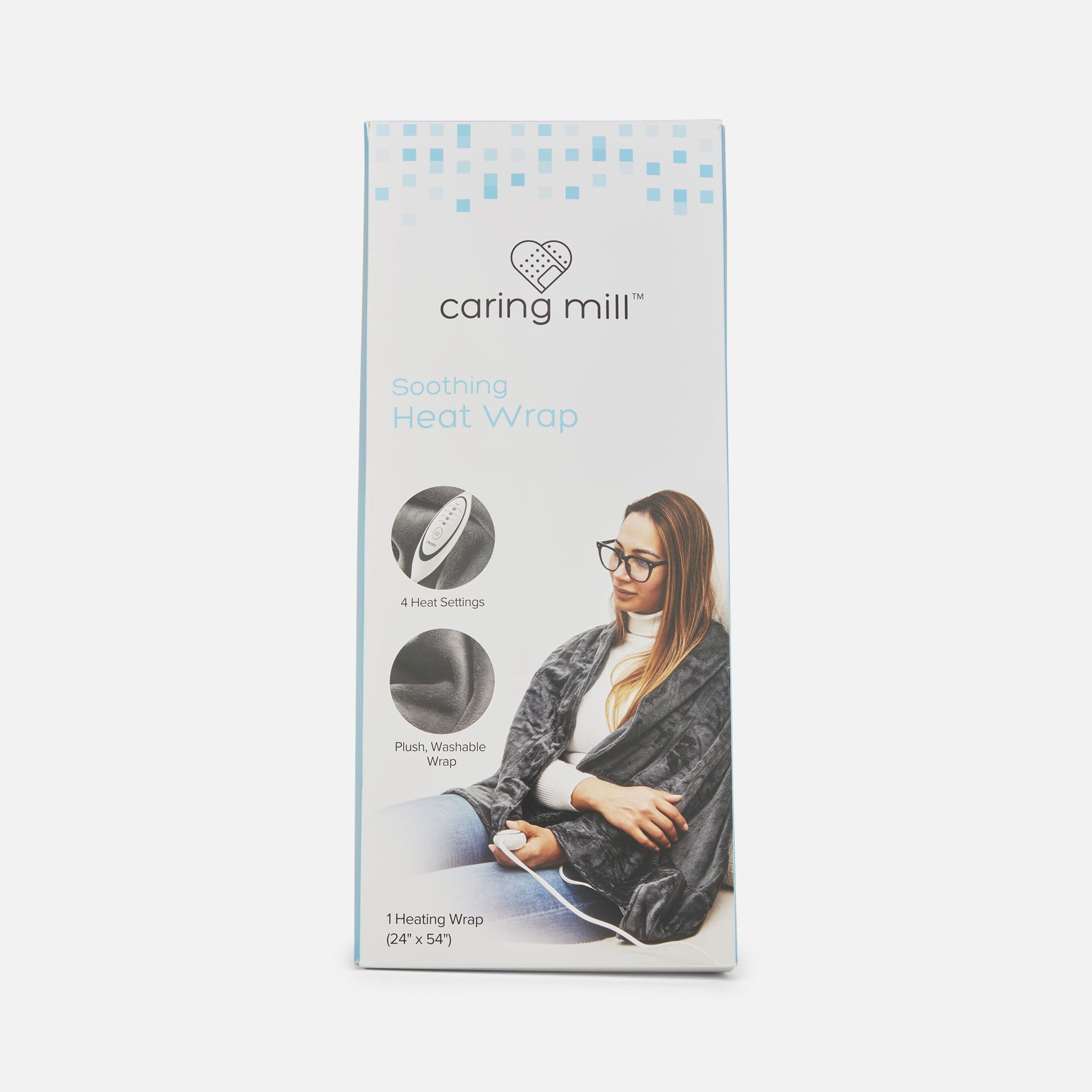 FSA Eligible Caring Mill Electric Soothing Heat Wrap for Pain Relief 24 ...