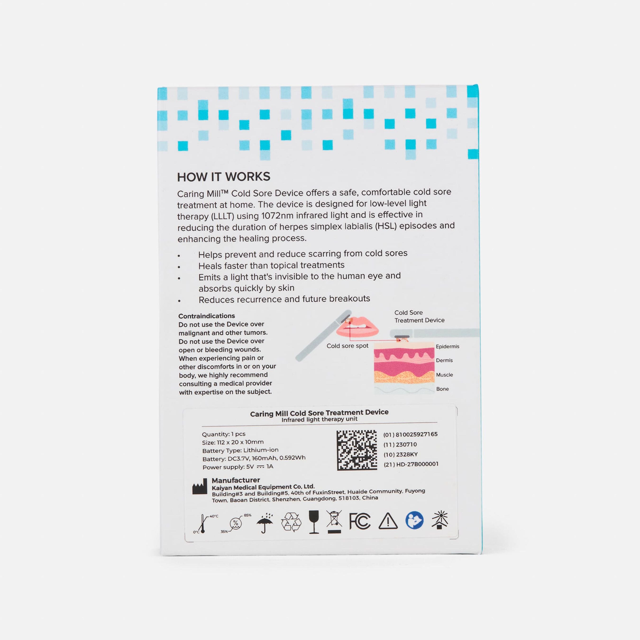 FSA Eligible Caring Mill™ Cold Sore Therapy Device | FSA Store