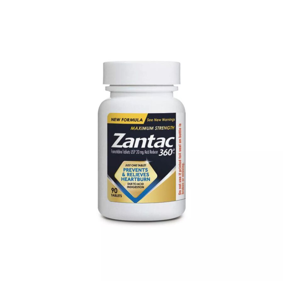 Zantac 360 Maximum Strength Acid Reducer, 20 mg Tablets, 90 ct.