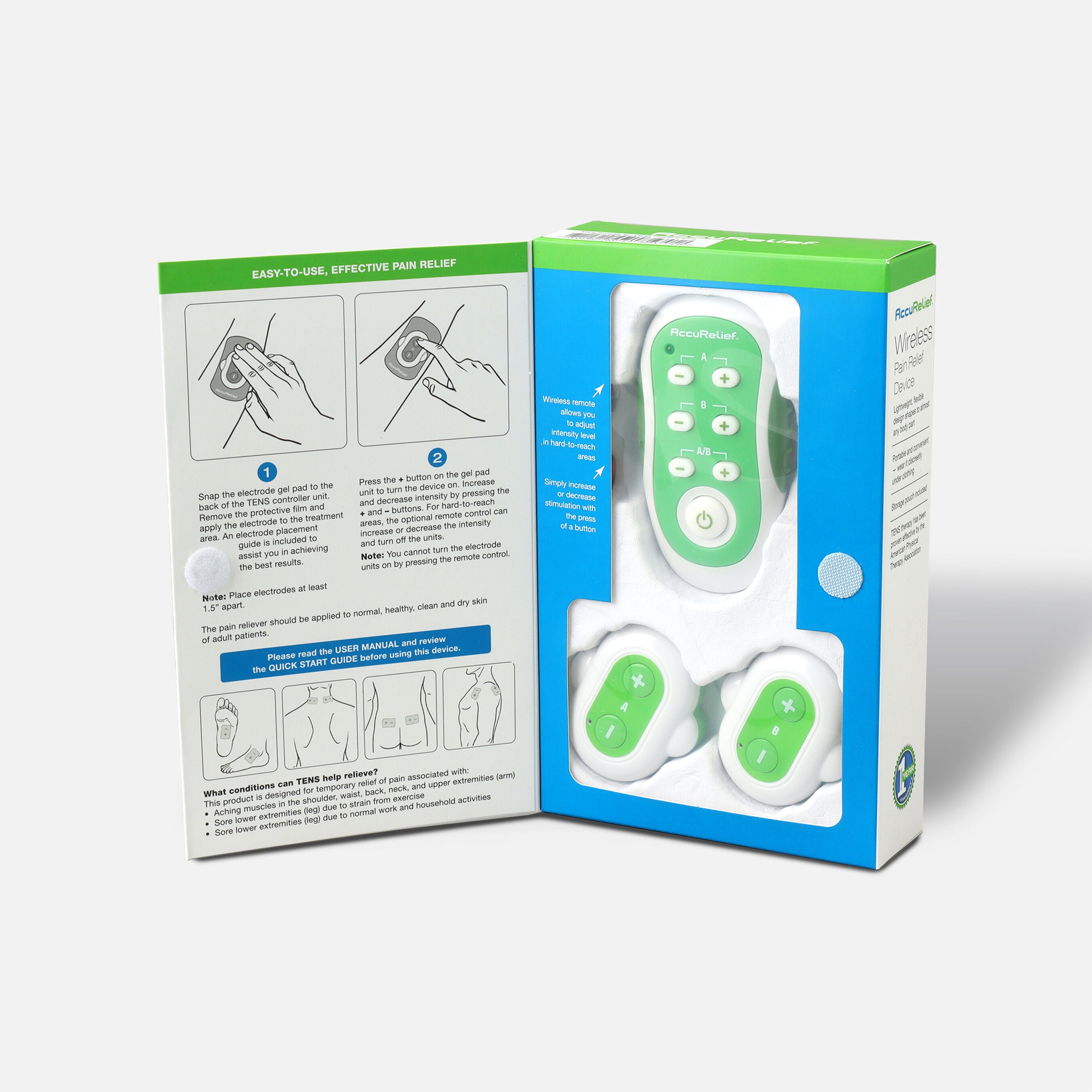 FSA Eligible AccuRelief™ Wireless Remote Control TENS | FSA Store