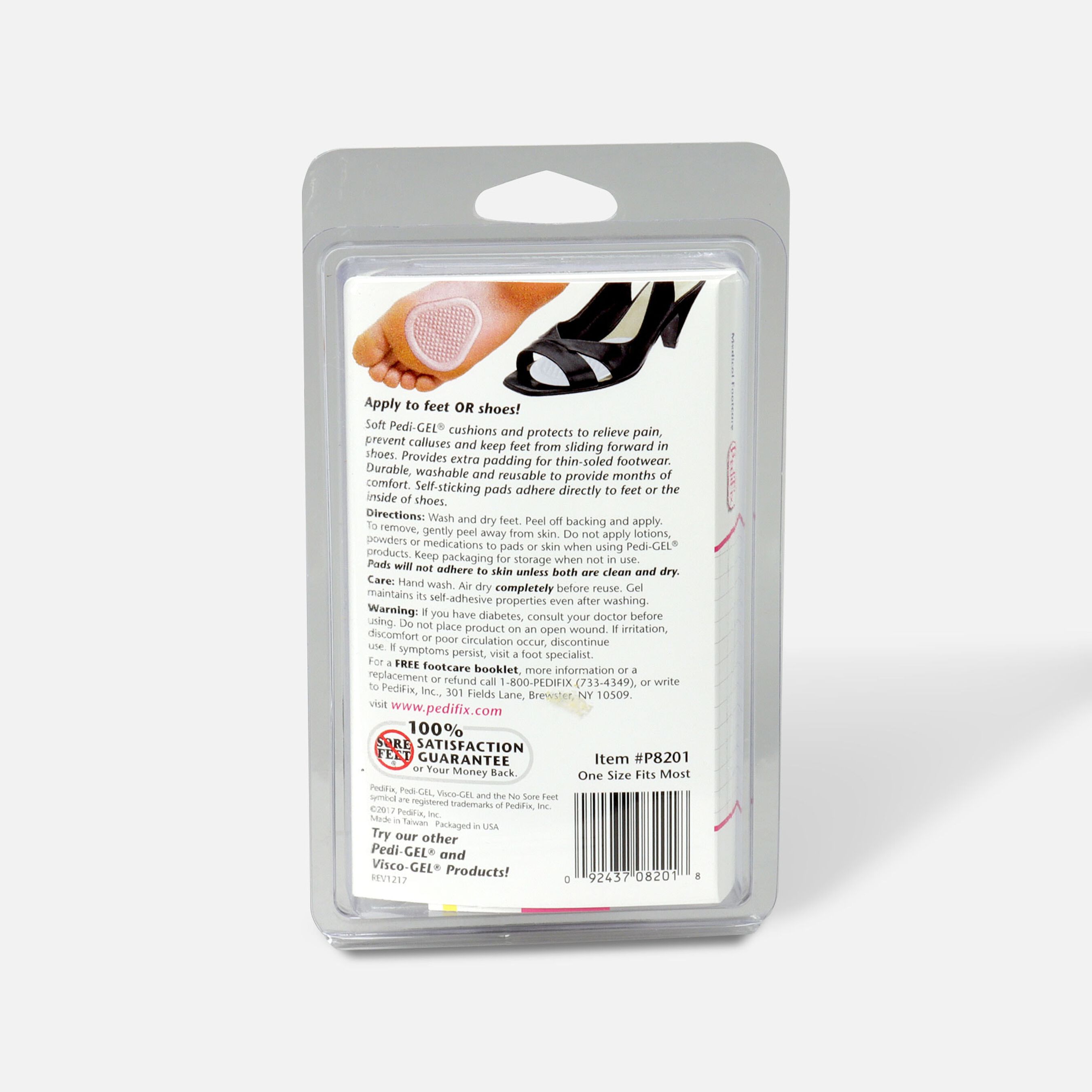 Pedifix Pedi-GEL Ball-of-Foot Pads