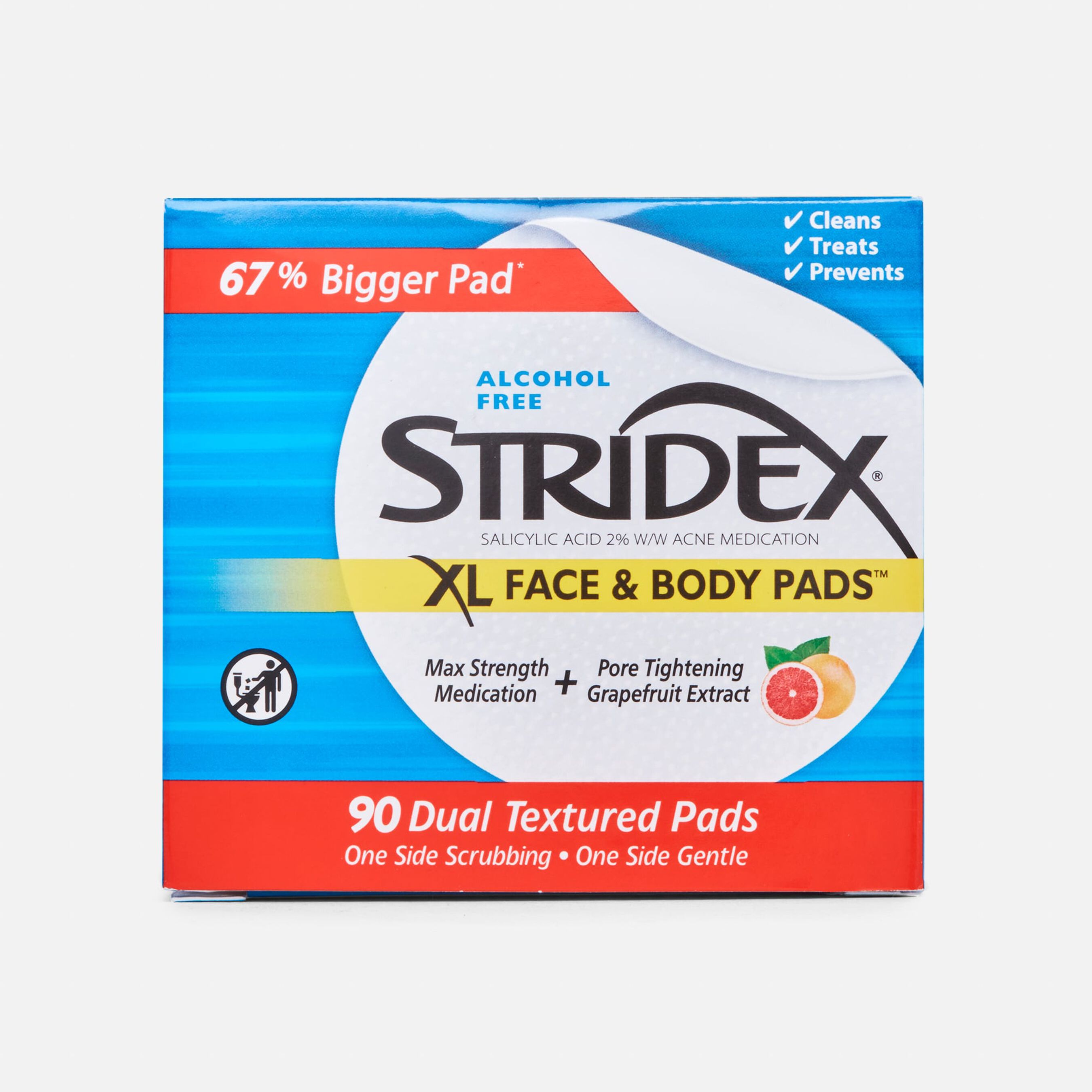 FSA Eligible Stridex XL Face & Body Pads, 90 ct. | FSA Store